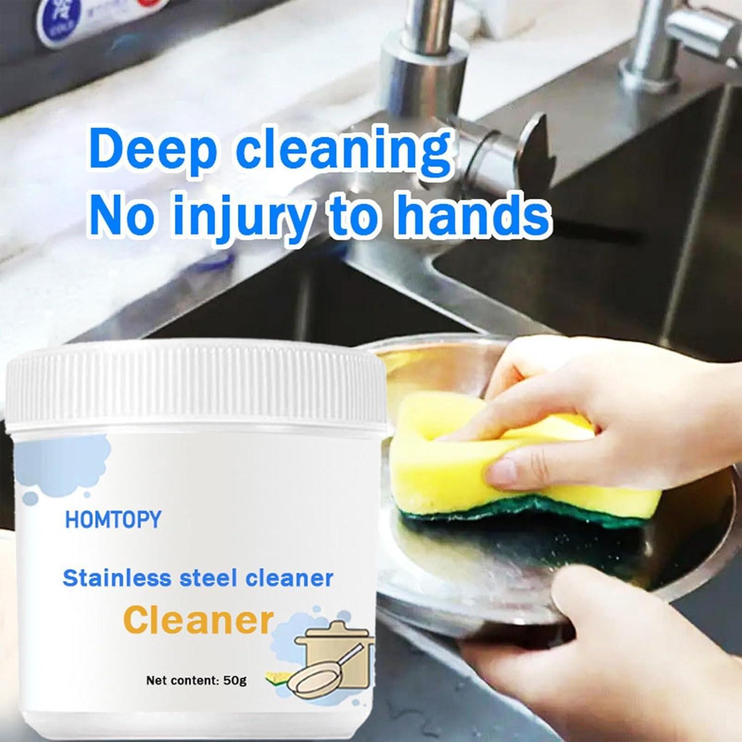 Stainless Steel Pot Cleaner | Stove Cleaning Stainless Steel Pan ...