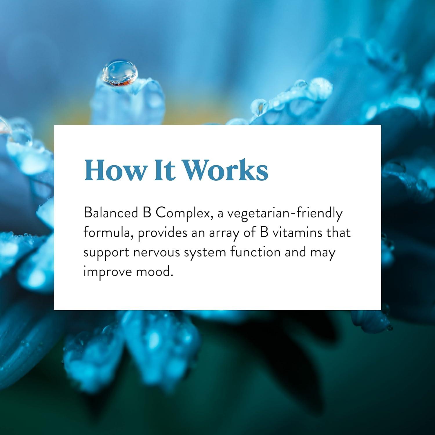 Nature's Sunshine Balanced B Complex 120 Tablets - Digestive & Nervous ...