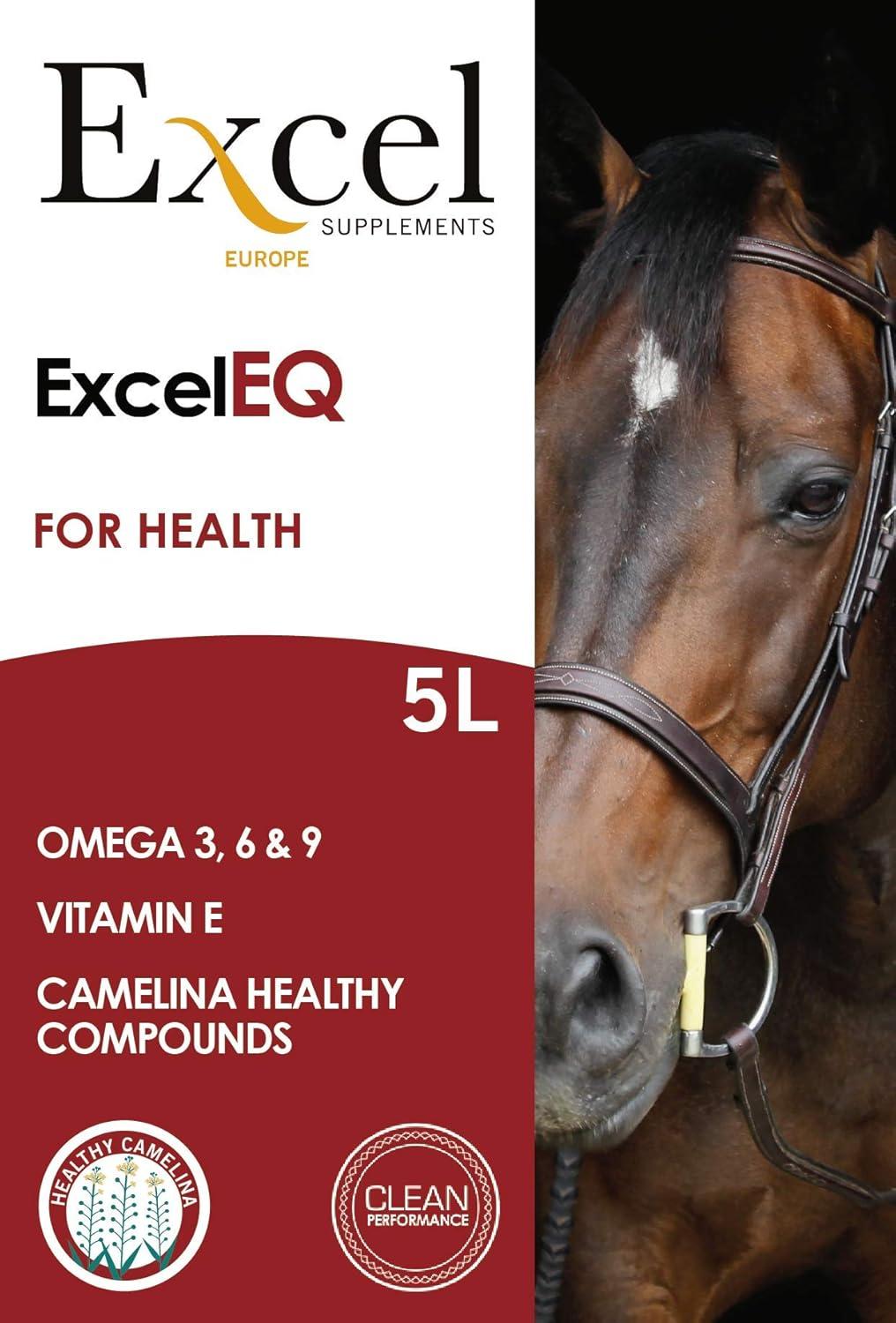 Excel Supplements Europe - 5L EQ Horse Feed Oil | Omega-3 Camelina Oil ...