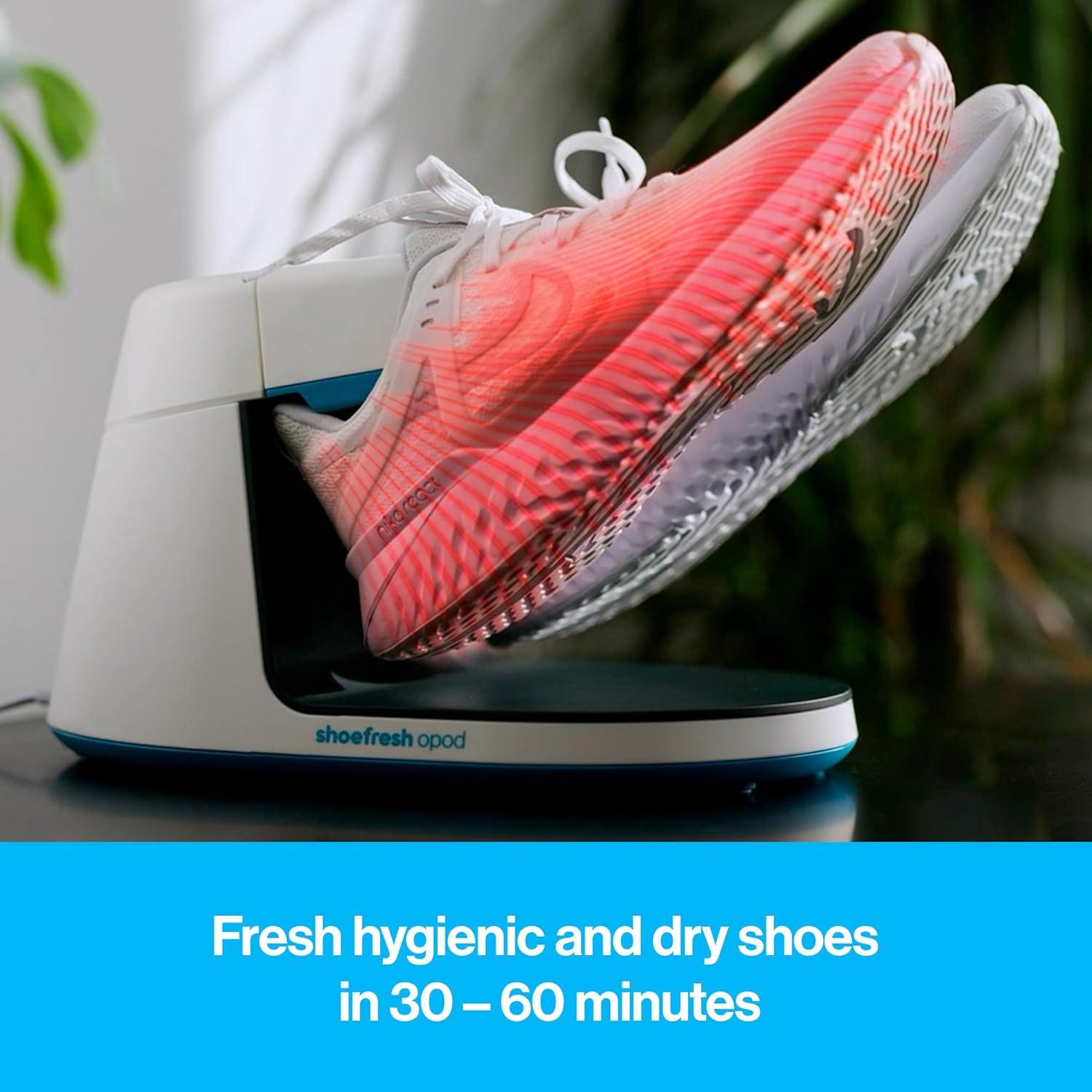 Shoefresh Shoe Freshener & Boot Dryer - Electric Shoe Deodorizer & Odor Eliminator - White | Buy ...