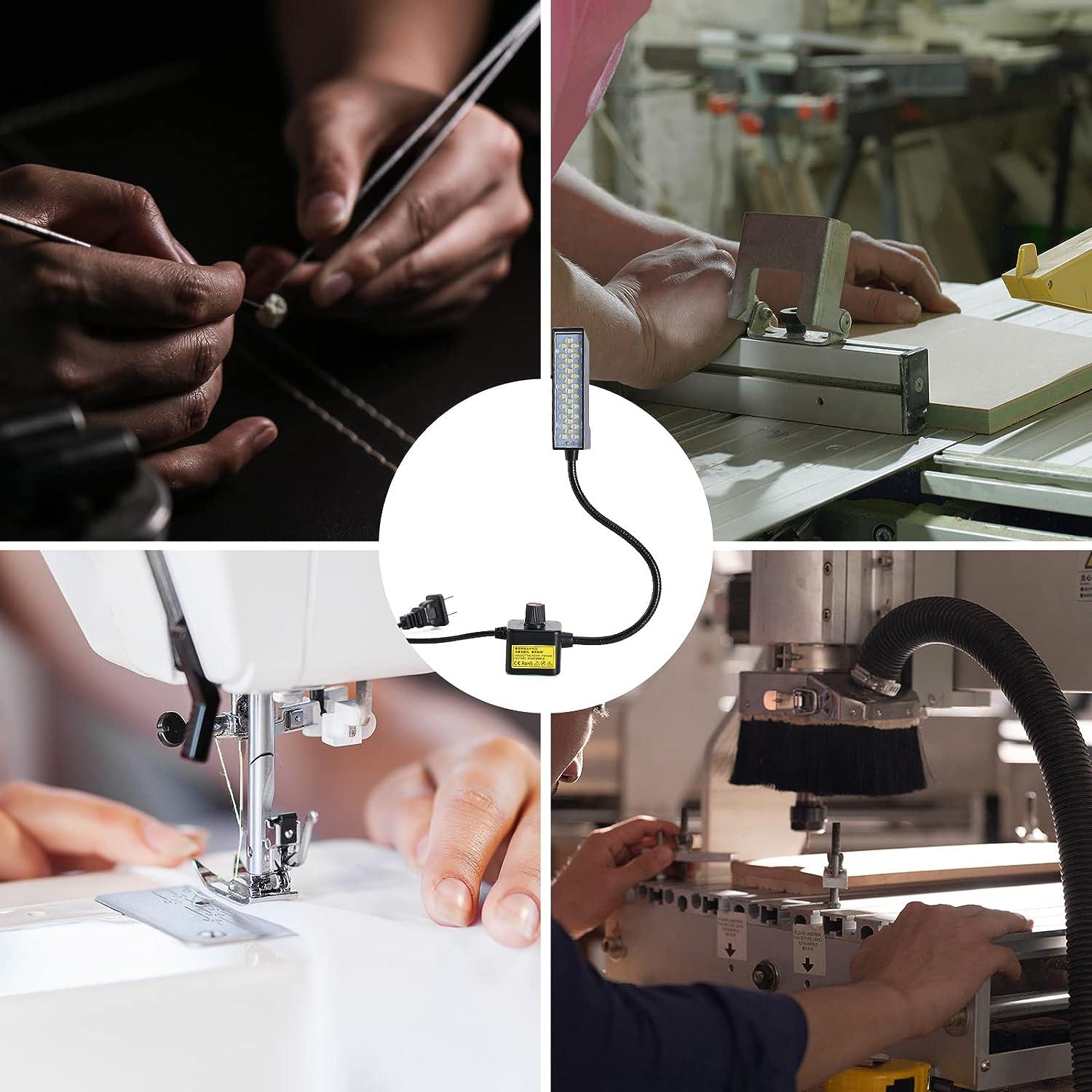 YaCaTaM Dimmable LED Sewing Machine Light - Portable Flexible Task ...