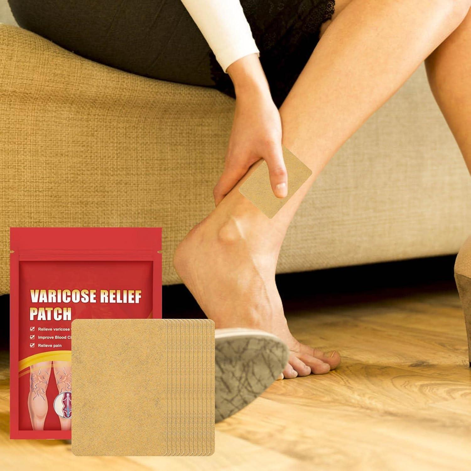 4 & 12 Pieces of Venous Plaster for Varicose & Spider Veins - Improve ...