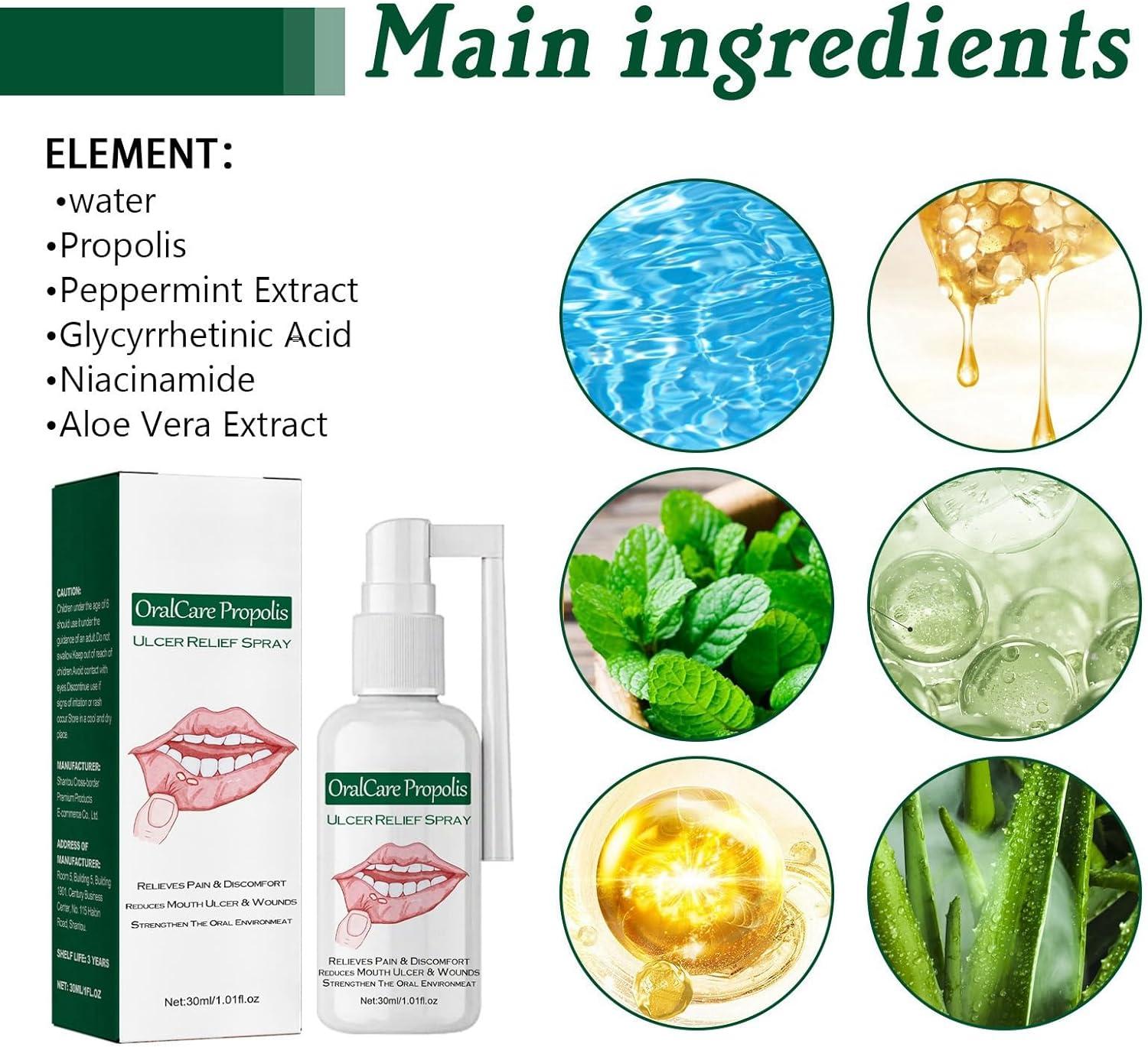 Mouth Ulcer Treatment Spray Mouth Ulcer Spray Canker Sore Treatment for ...