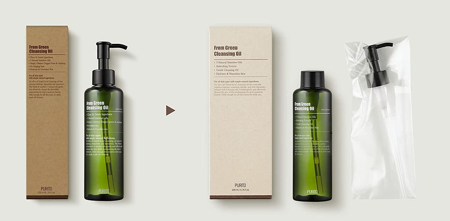 PURITO From Green Cleansing Oil | 200ml | Enriched with Five Natural ...