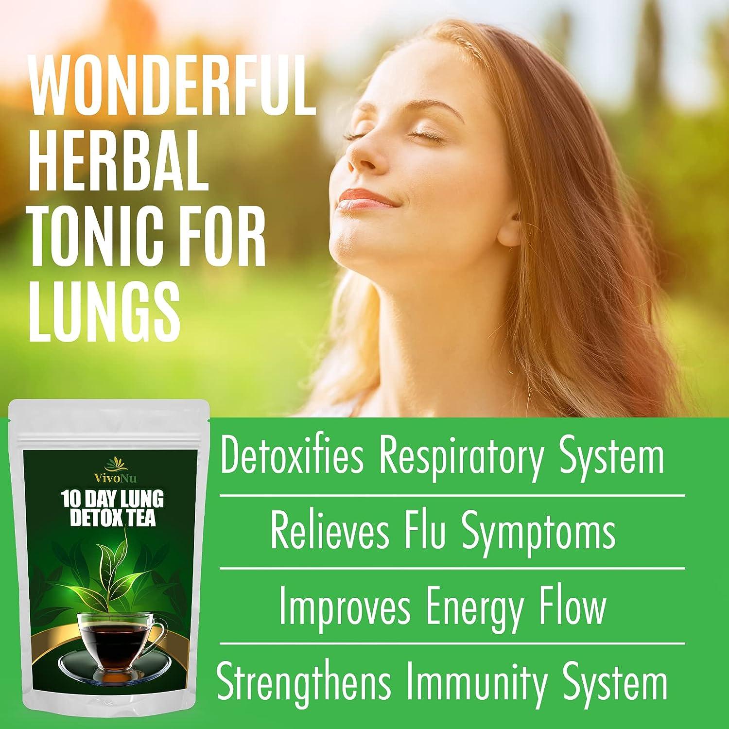 10-Day Organic Lung Detox Tea for Respiratory Support
