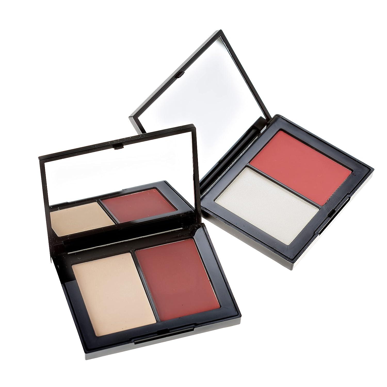 Belle Beauty Blush & Bashful Cream Blush and Highlighter Duo - Blossom ...