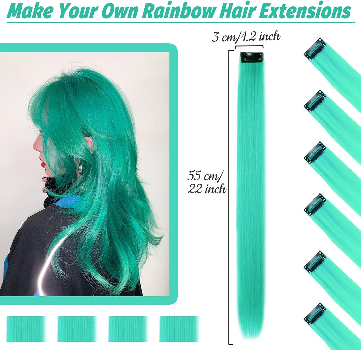 turquoise highlights