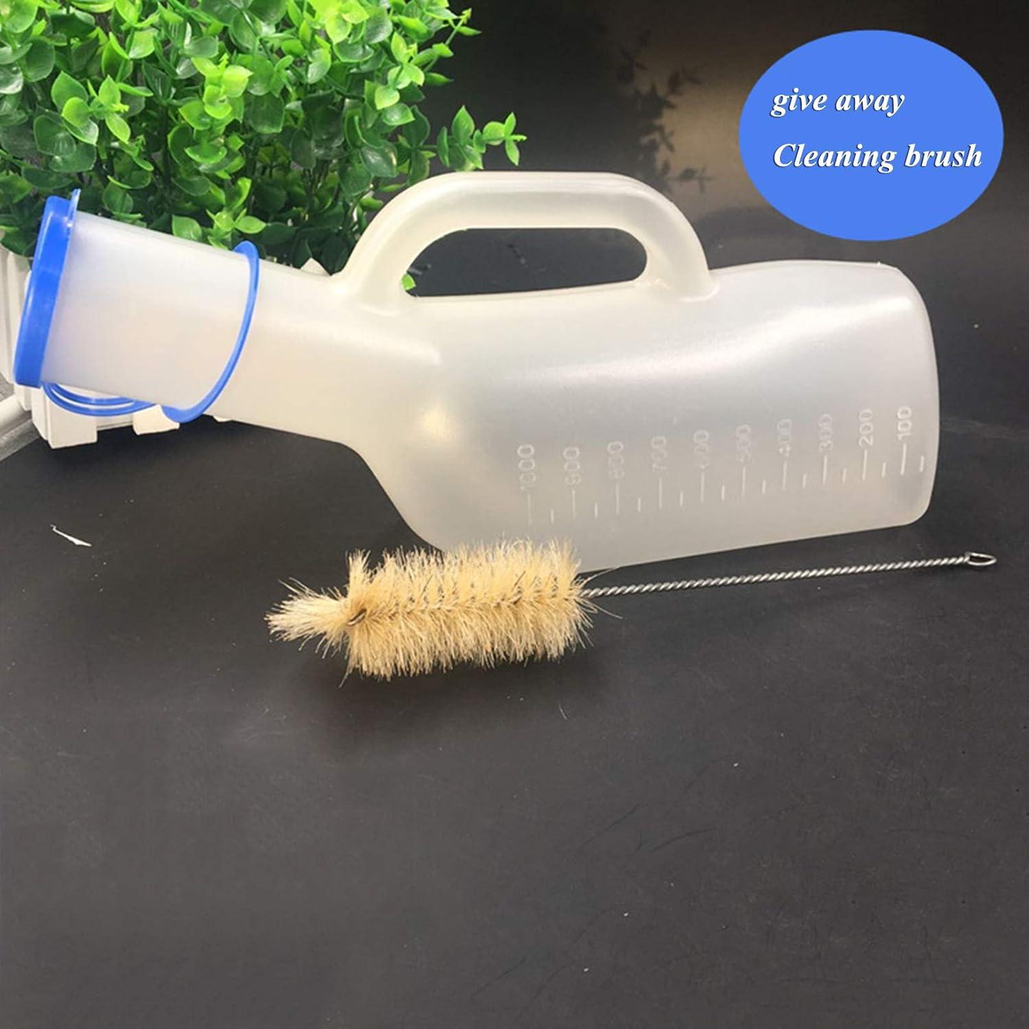 Men Urinal Urine 1000ml Portable Reusable High Capacity Male Urinal ...