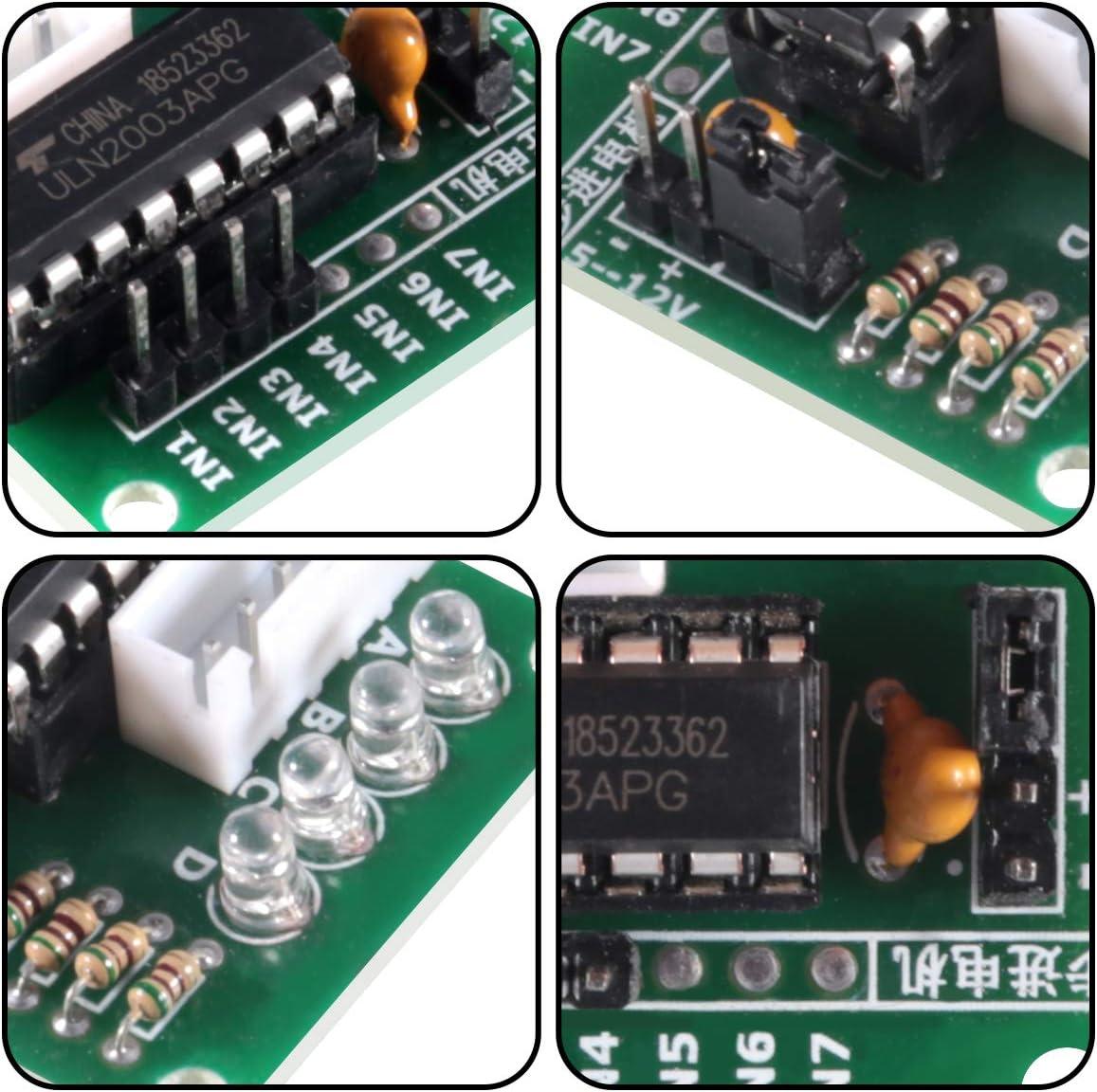 6 PCS 28BYJ-48 ULN2003 5V Stepper Motor + ULN2003 Driver Board | Buy ...