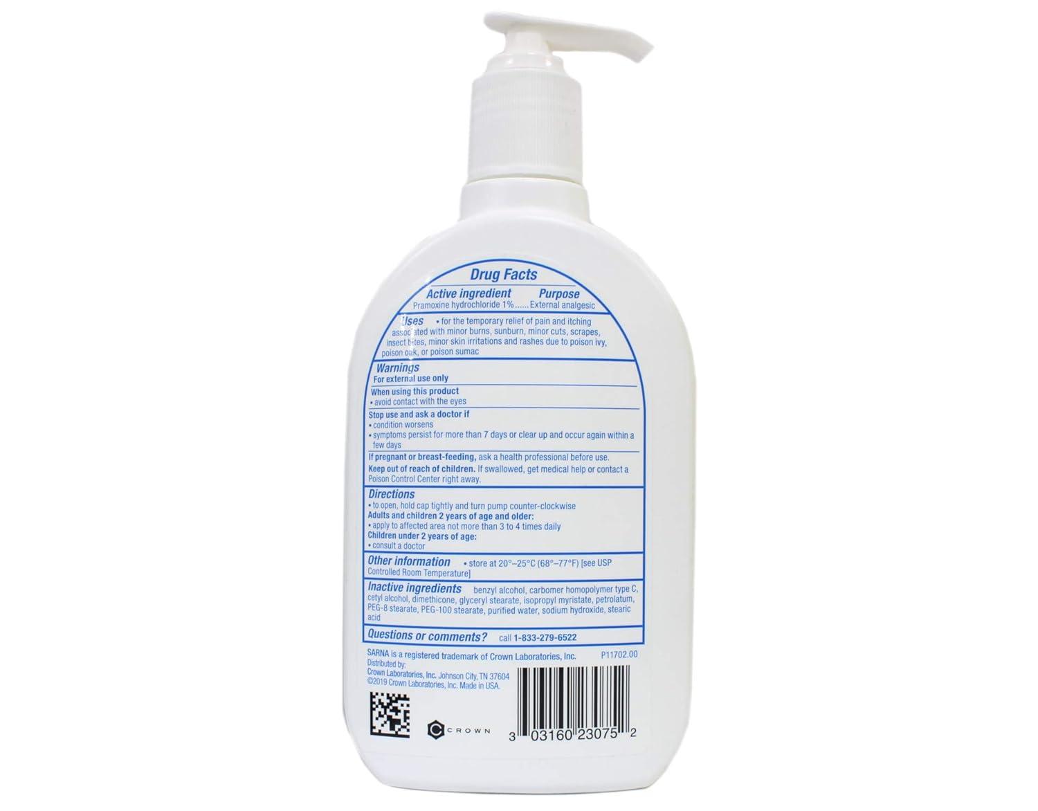 Sarna Lotion Ant-Itch Sensitive Skin 7.5 oz - Pack of 3 | Buy Now with ...