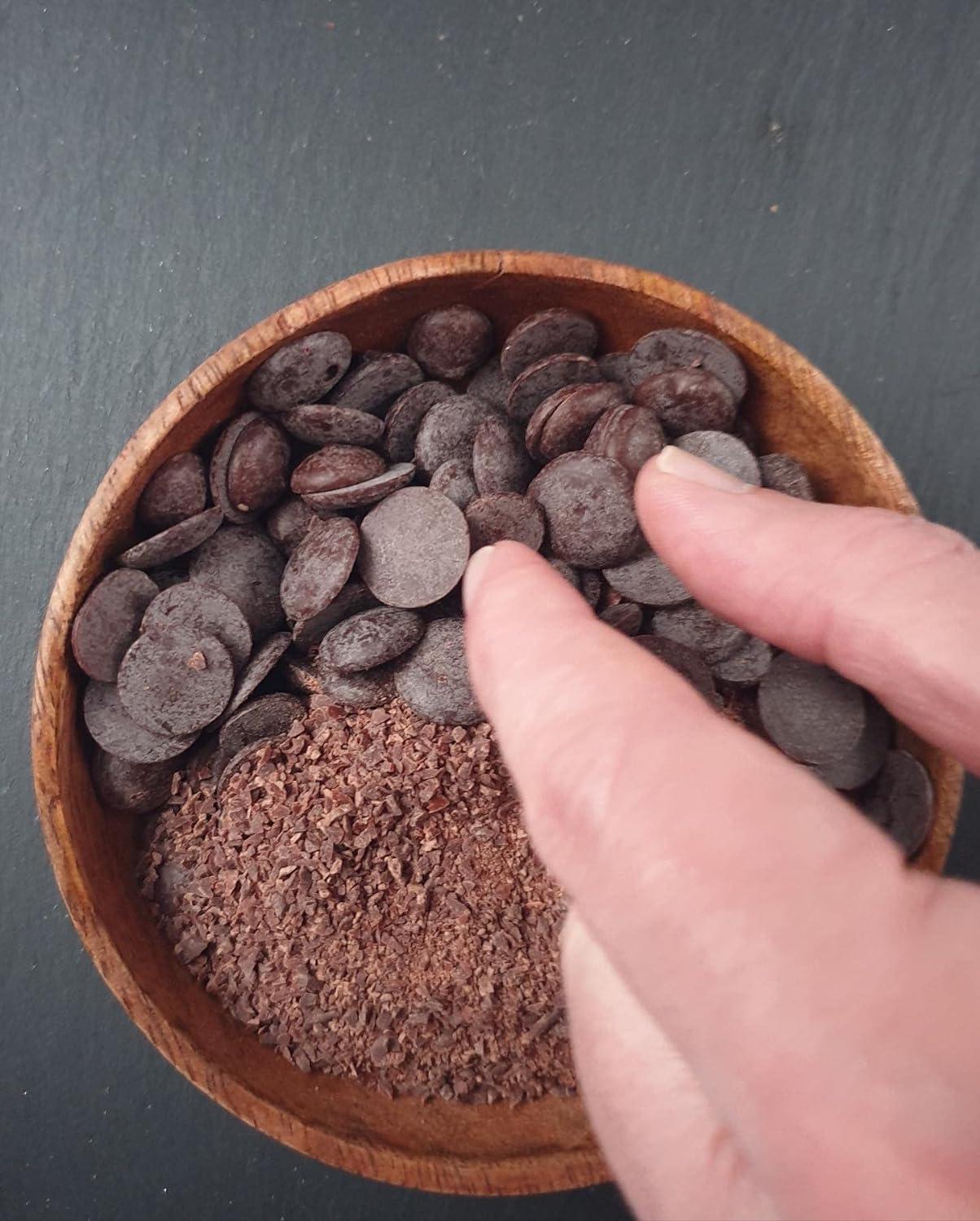 Cacao Buttons 100% Raw and Pure Cocoa Criollo Variety 250g Located in ...