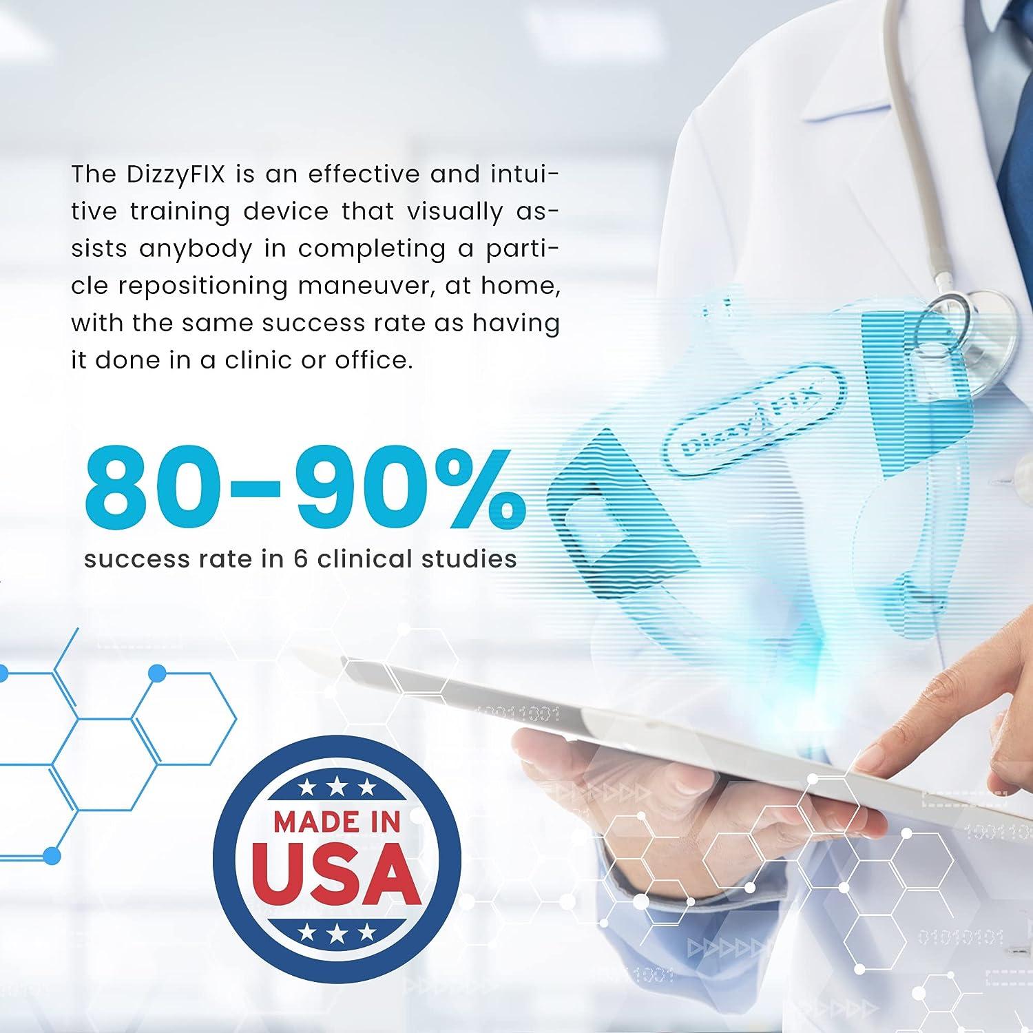 DizzyFIX Vertigo Relief Trainer - Non-Drug Solution for BPPV ...