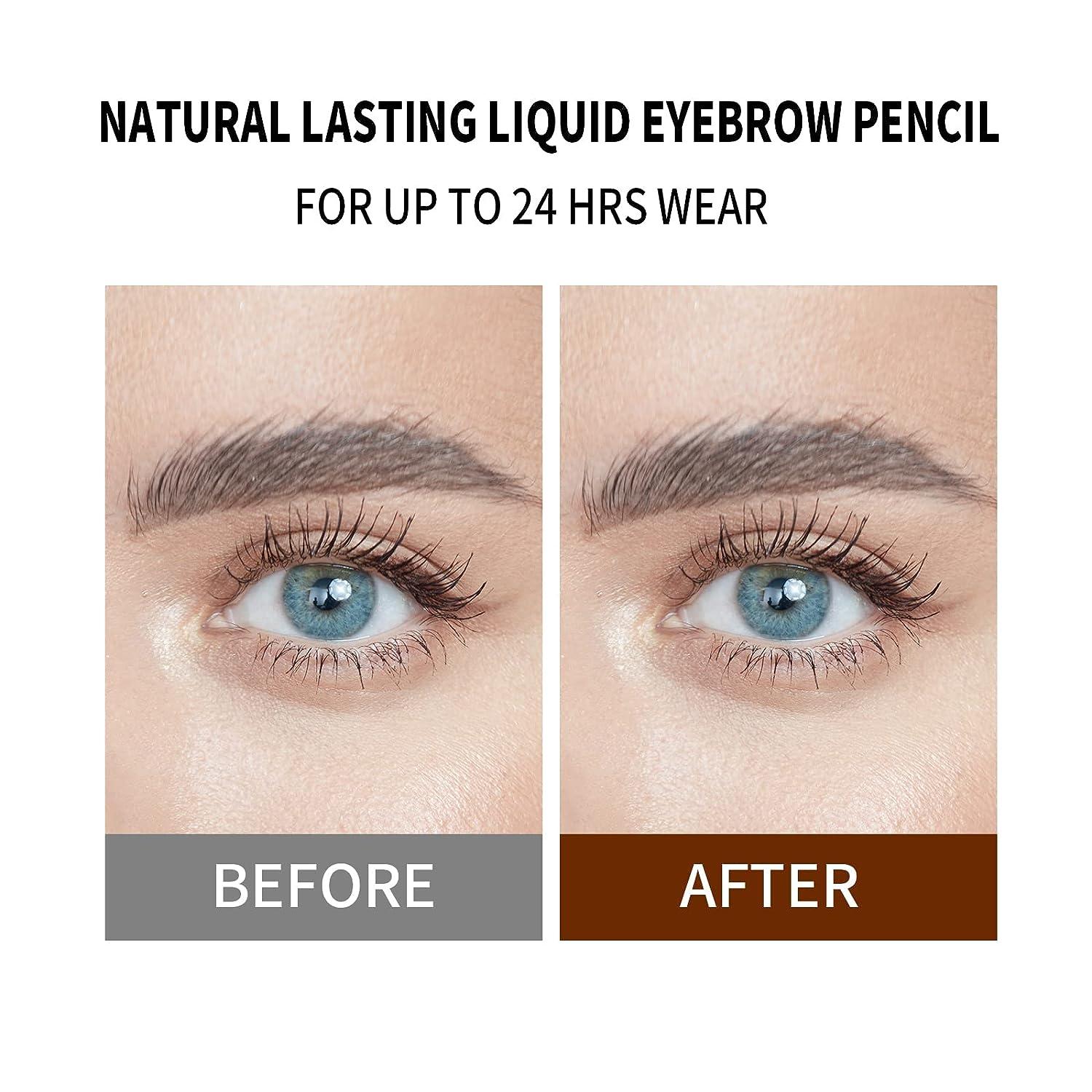 MAKETOPYZN Liquid Eyebrow Pen - Long-Lasting Microblading Effect ...