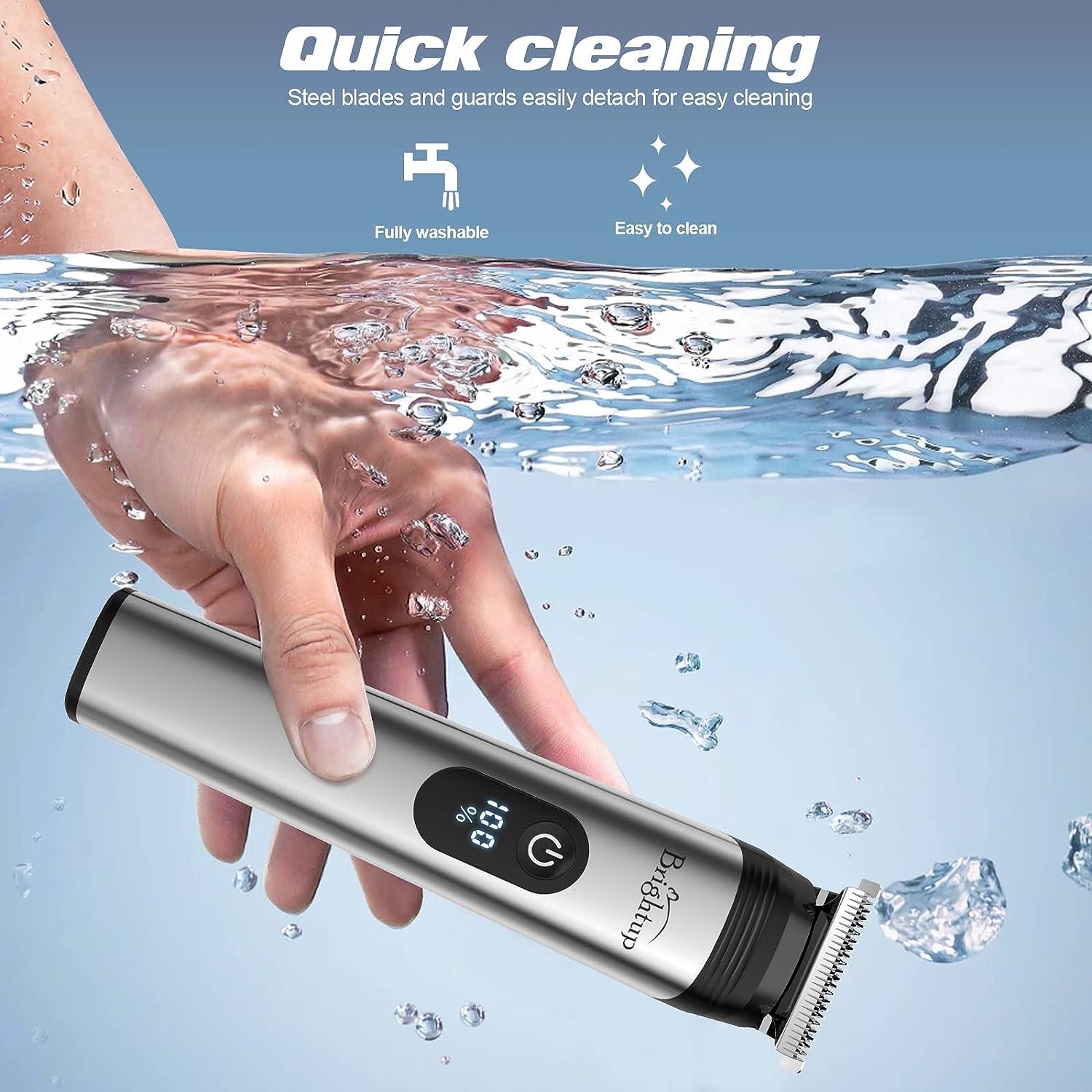 Brightup Beard Trimmer for Men - 22 Piece Grooming Kit with Hair ...