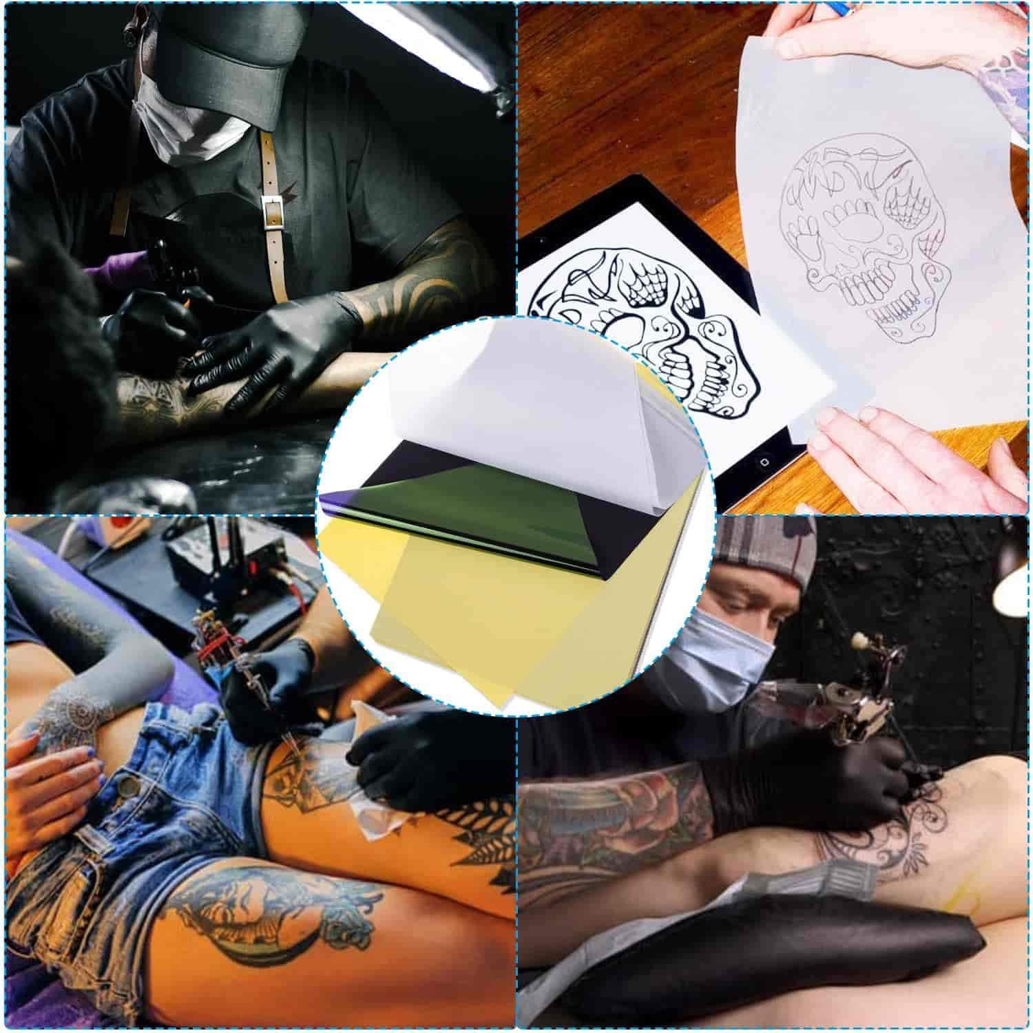 Tattoo Transfer Paper - Cridoz 35 Sheets Stencil Transfer Paper for ...