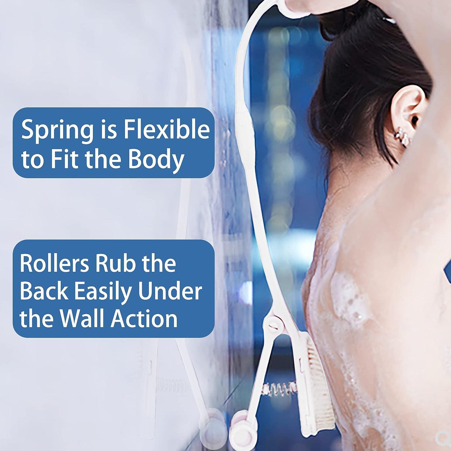 Long Handle Back Scrubber for Shower - Elderly & Disabled Friendly ...