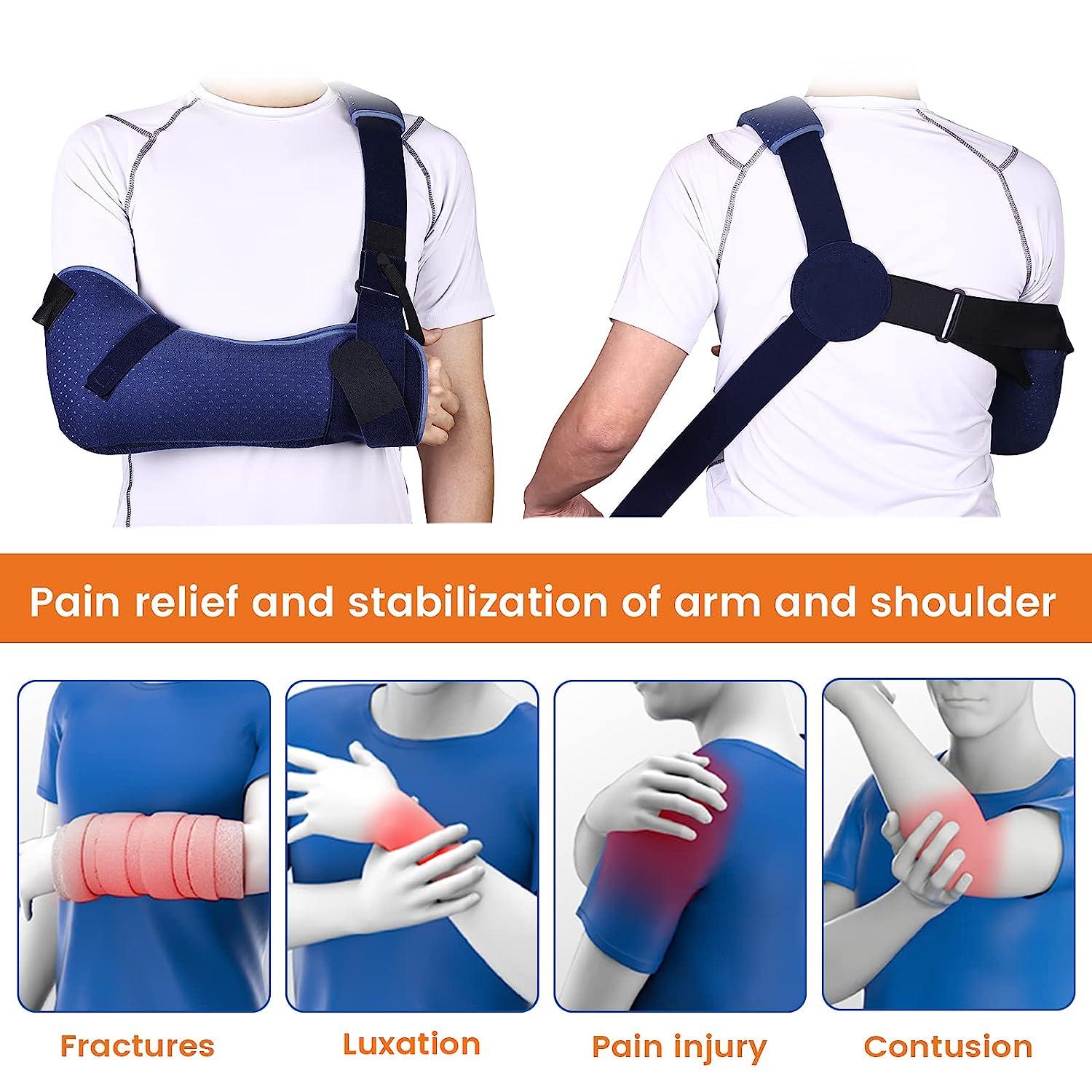 Willcom Arm Sling Shoulder Injury Immobilizer - Adjustable Brace for ...