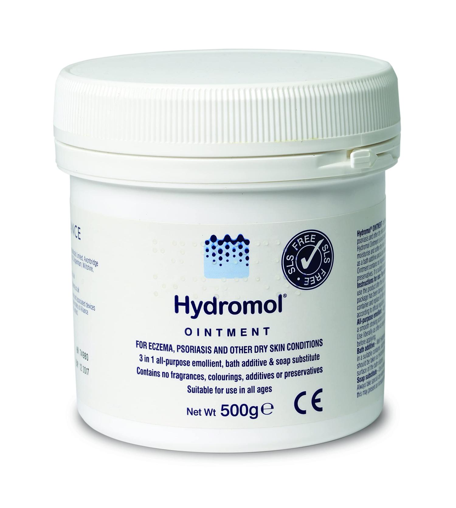 Hydromol Ointment 500g for Dermatitis, Eczema, Psoriasis & Dry Skin Management | Buy Now with ...