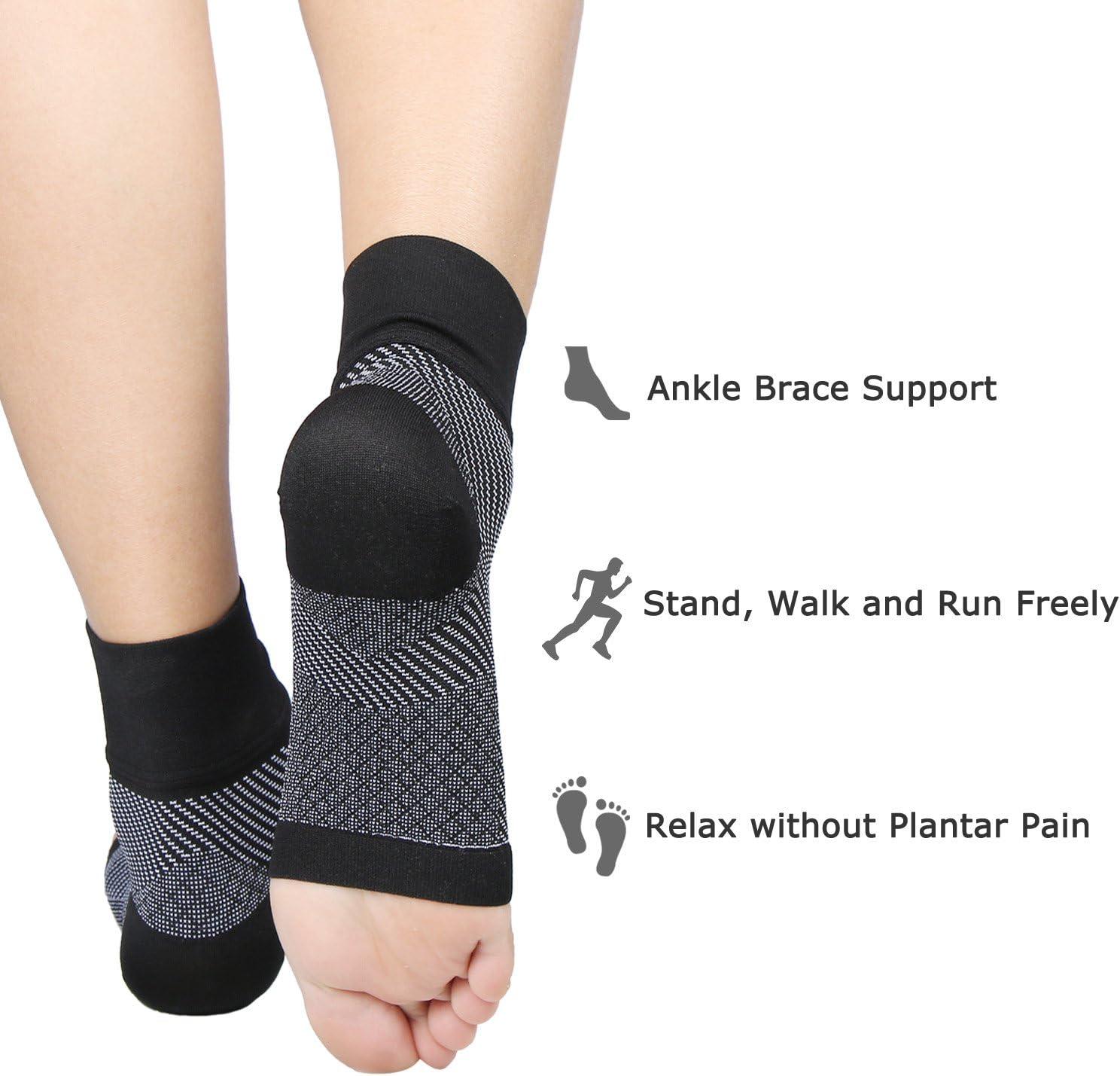 Buy Aival Compression Plantar Fasciitis Socks - Arch Support & Pain ...