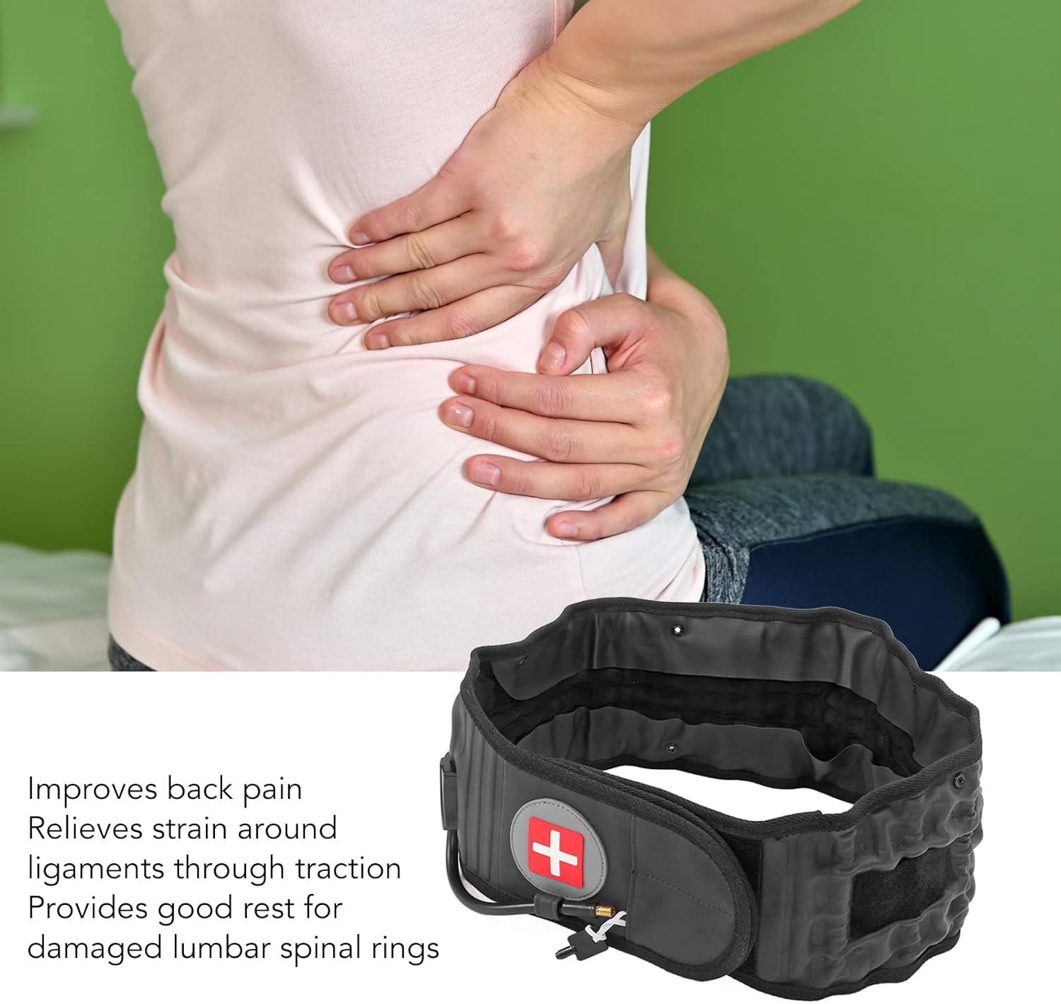 Buy Inflatable Lumbar Decompression Belt | Muscle Relaxing Back Support ...