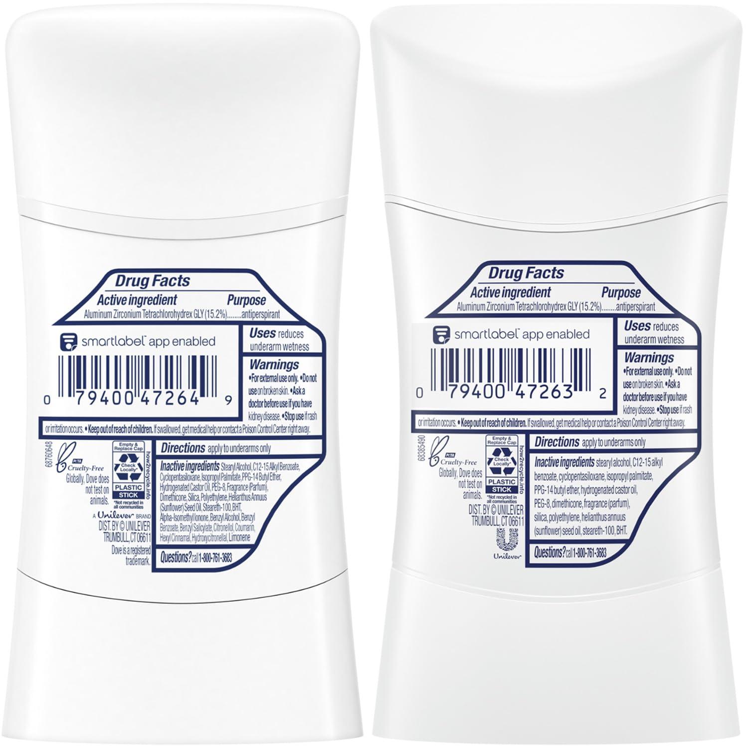 Shop Dove Deodorant Set for Women - 48-Hour Protection Soothing ...