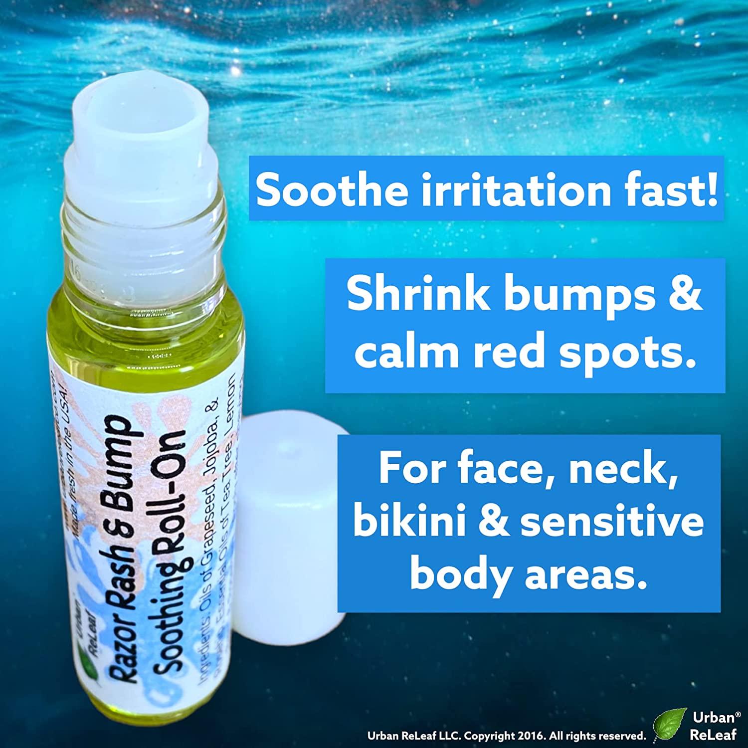Urban ReLeaf Razor Rash Bump Soothing Roll-On - Natural Vegan Solution ...