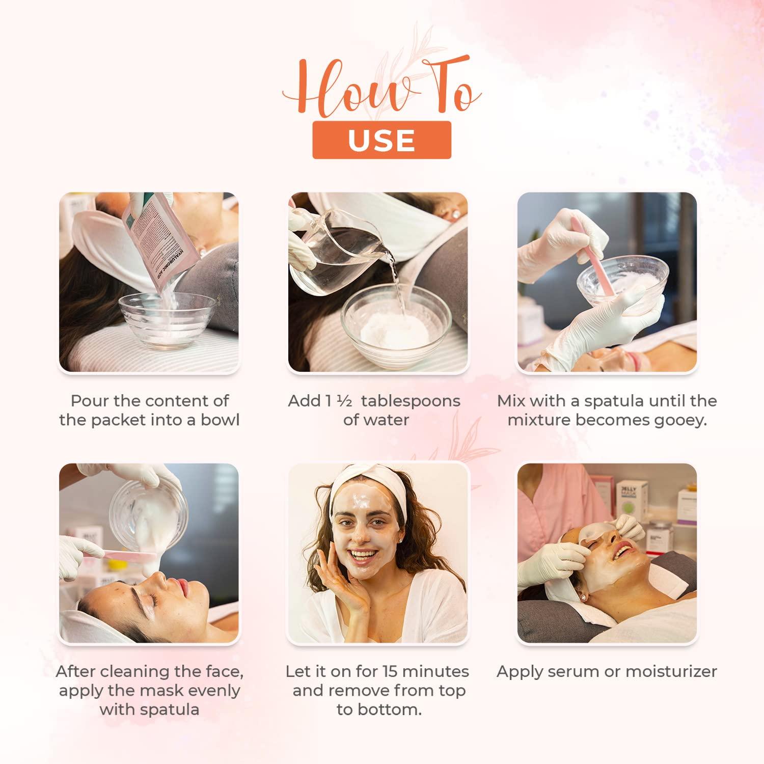 BR UN Peel-Off Egyptian Rose Jelly Mask for Face Care A 23 fl oz Rubber ...