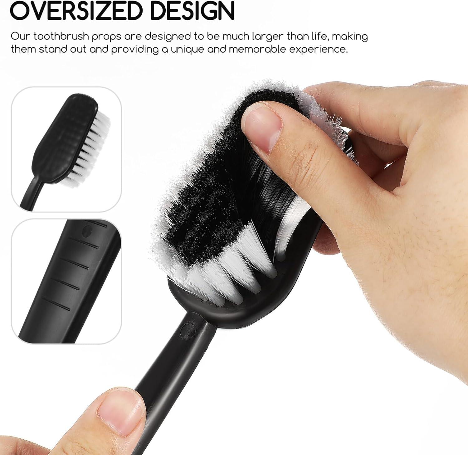 ABOOFAN Giant Toothbrush - Oversized Novelty Toy for Funny Photo Ops ...