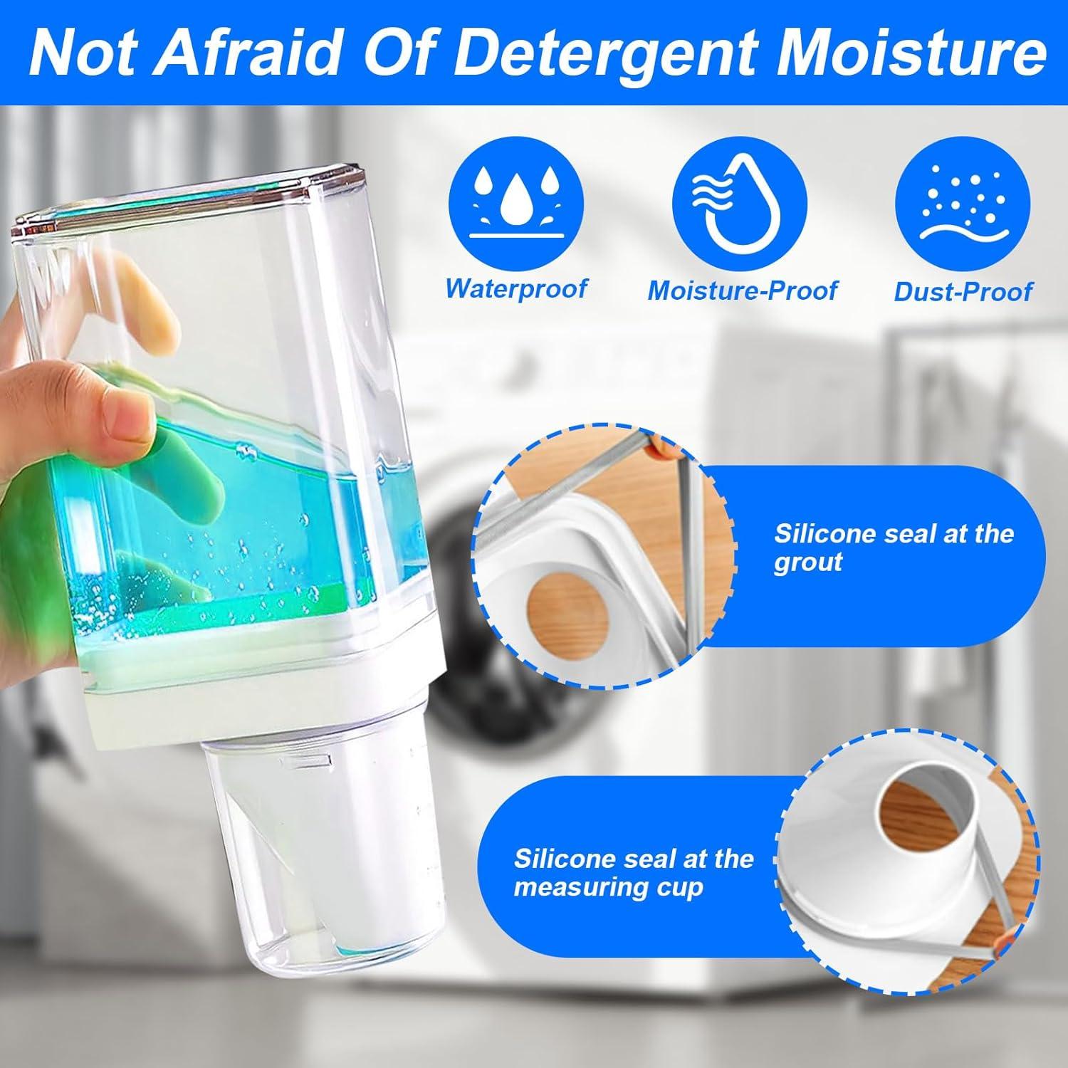 Qivine Washing Powder Storage 1100ml Laundry Detergent Storage with ...