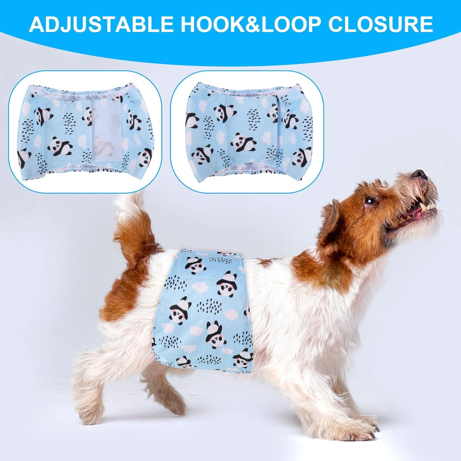 Czemo Washable Dog Diapers for Male & Female Dogs | Reusable ...