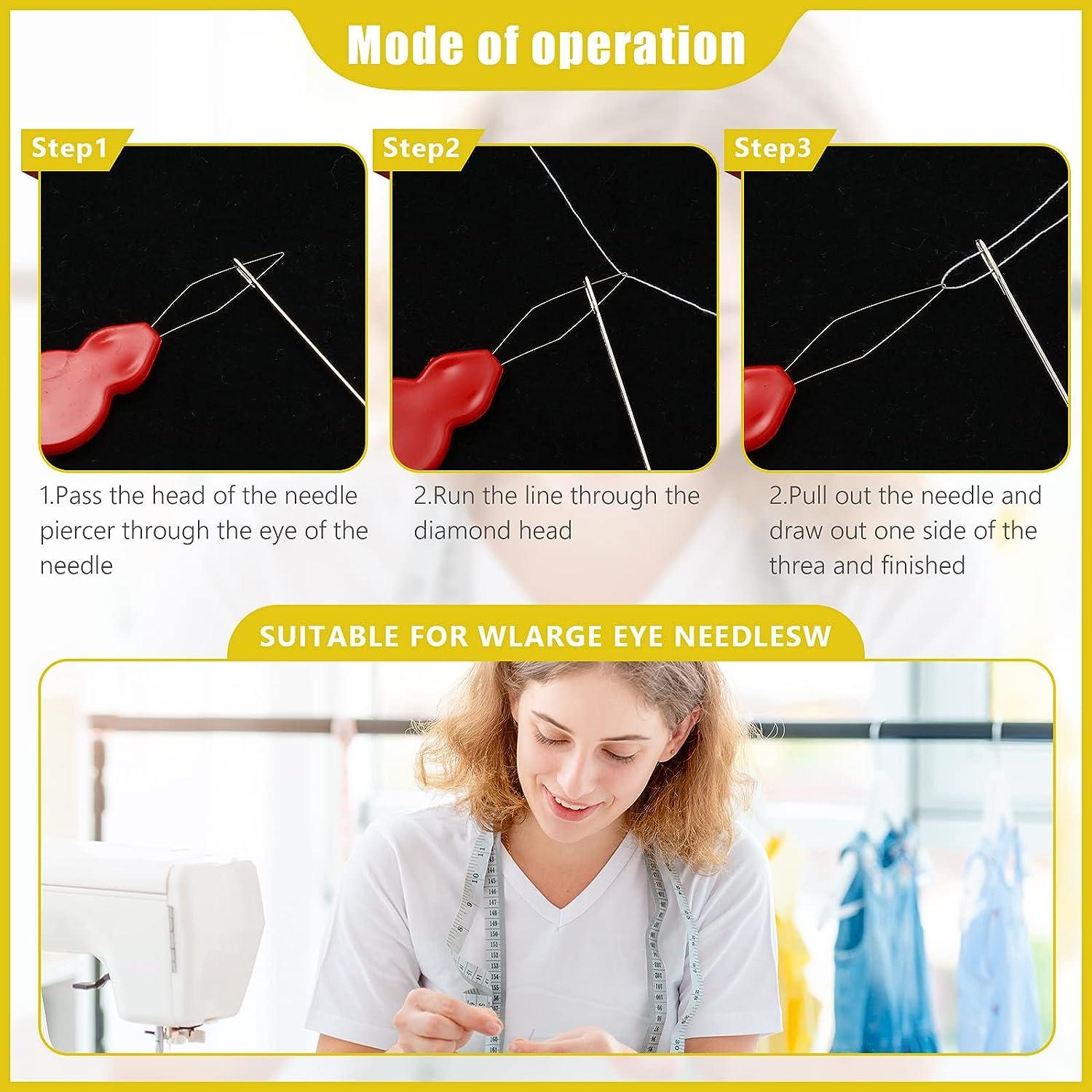 26-Piece Needle Threaders Kit with Various Needle Threader Shapes and ...