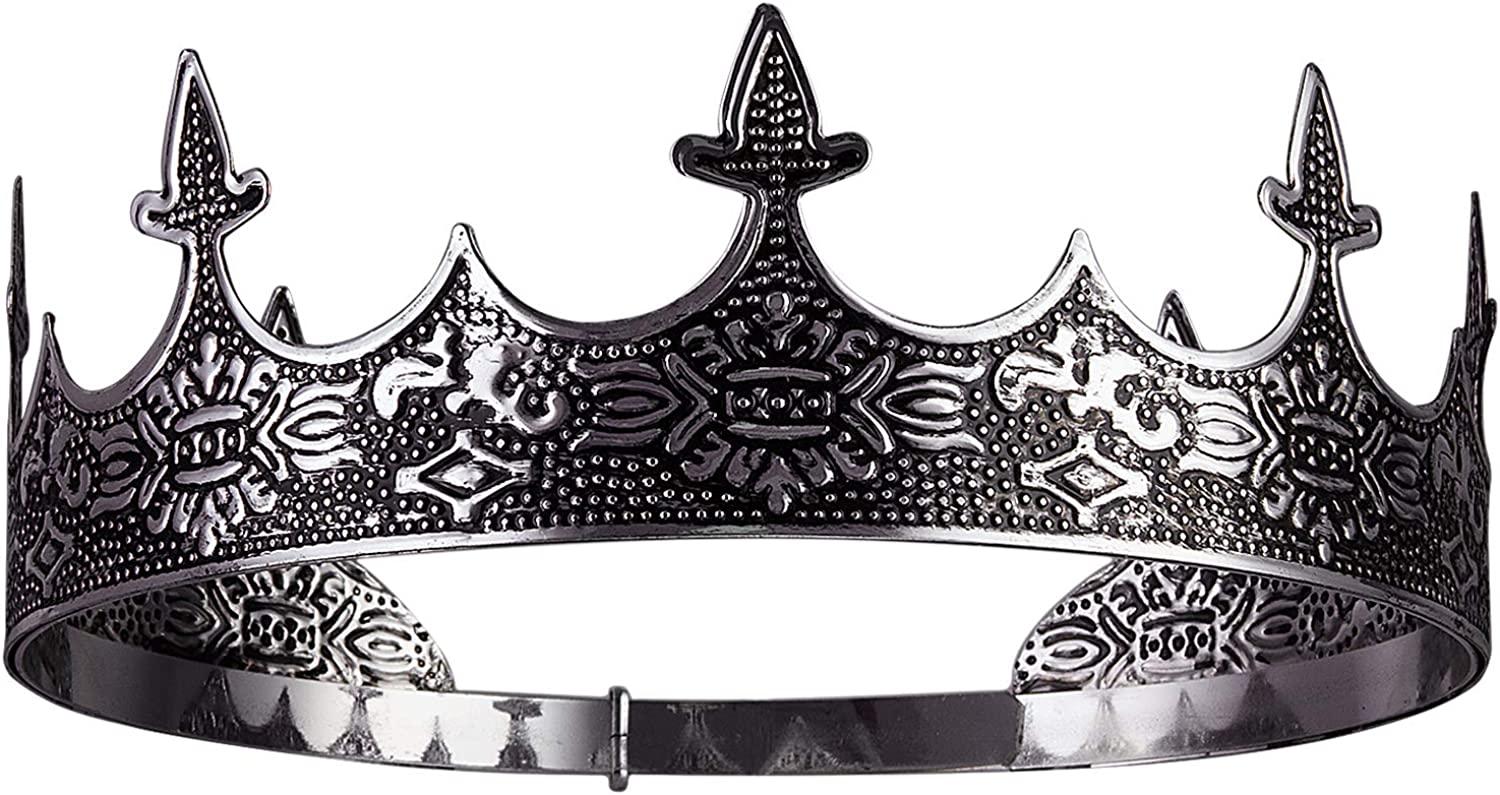 Medieval Wedding King Crown for Men - Royal Accessories for Boys ...