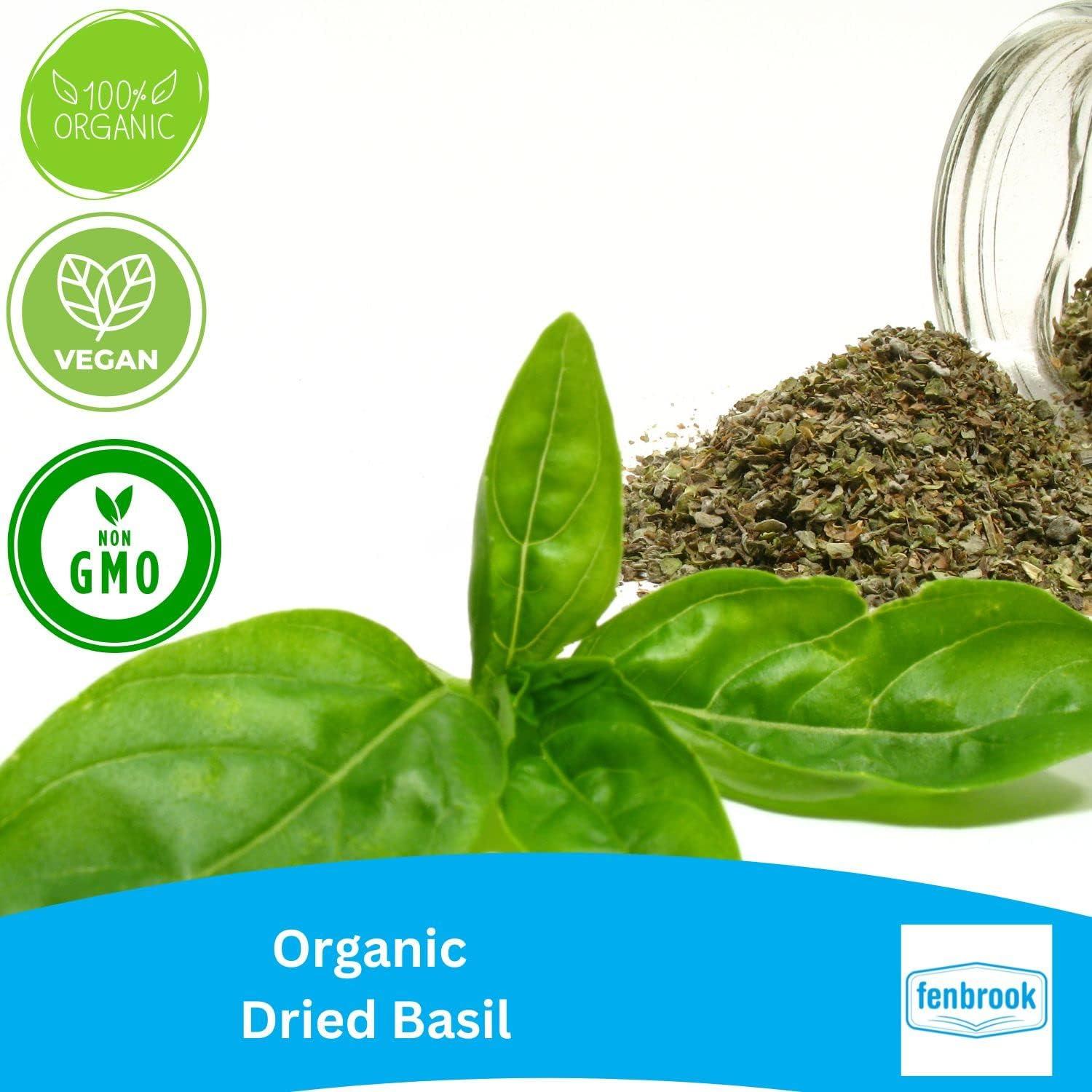 Organic Dried Basil 1kg | Certified Organic by Fenbrook Organic | Buy ...