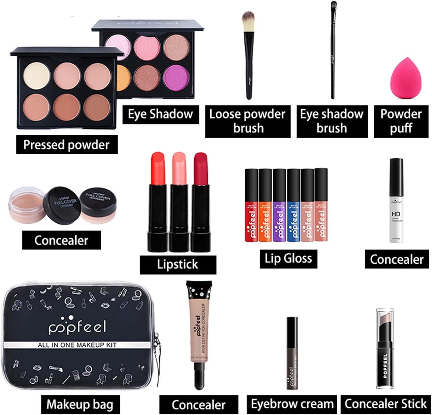 CHSEEA Makeup Gift Set - All-in-One Starter Kit for Teenage Girls ...
