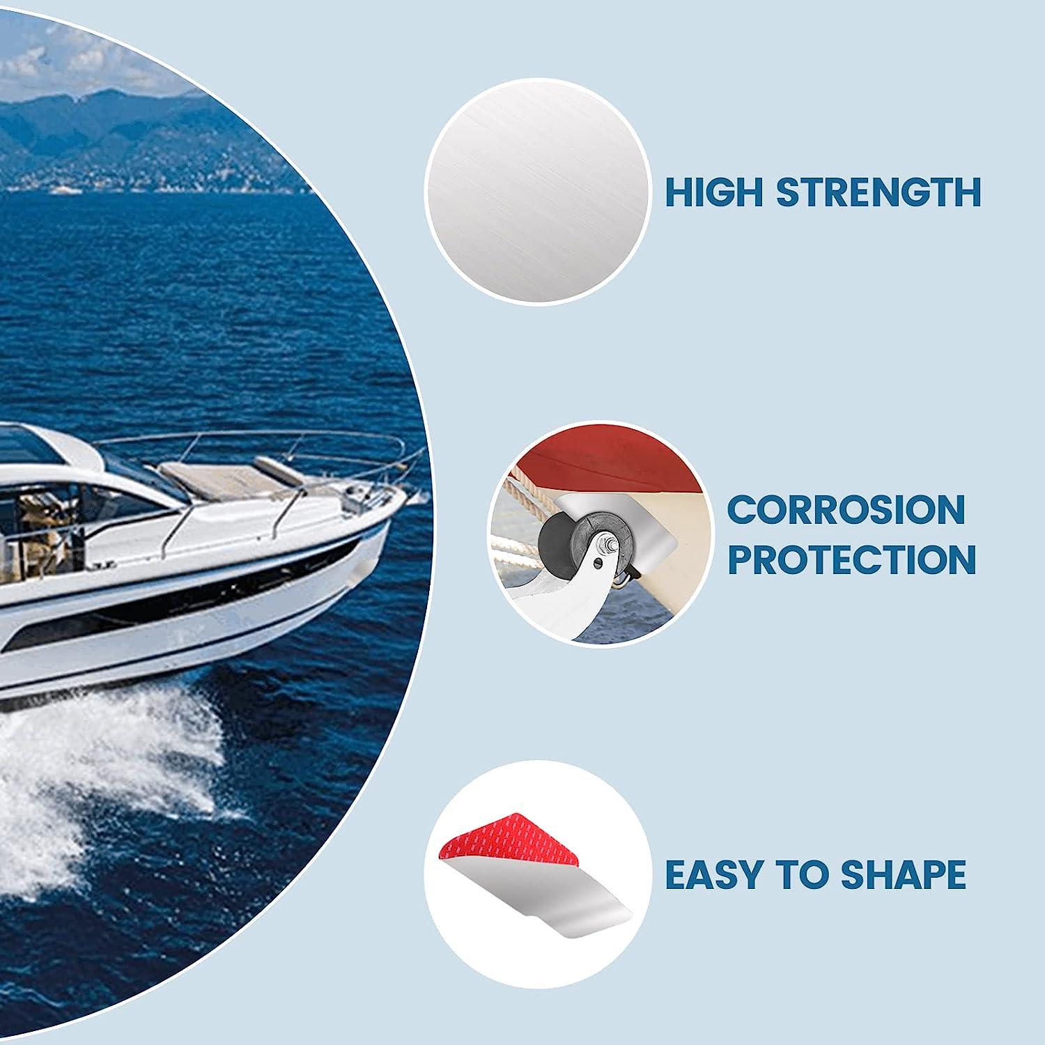 Haoguo Boat Keel Guard, Boat Bow Protector With 3M HVB Adhesive on The ...