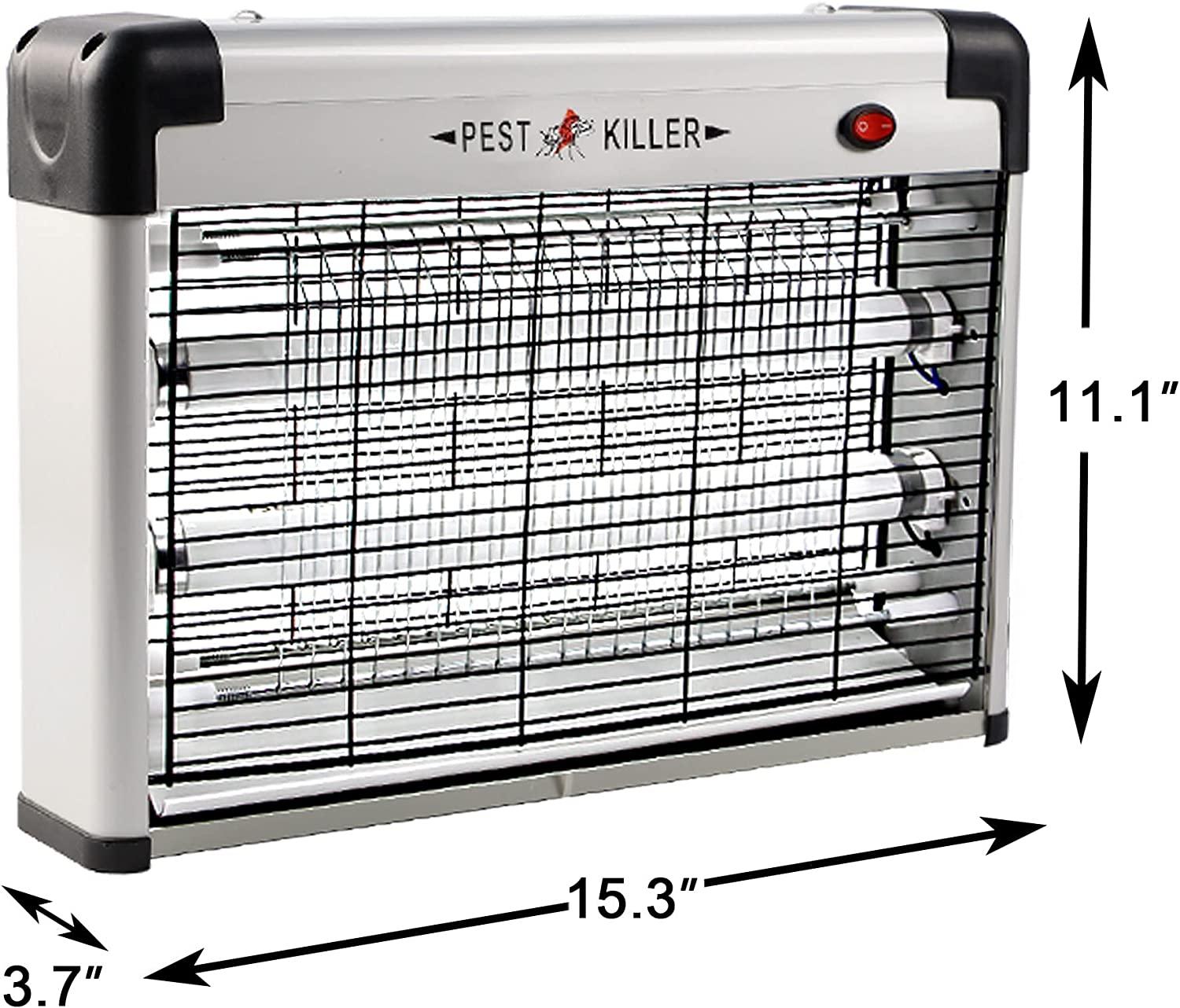 Phosooy 20W Electric Bug Zapper Indoor Mosquito Killer - 2800V Grid ...