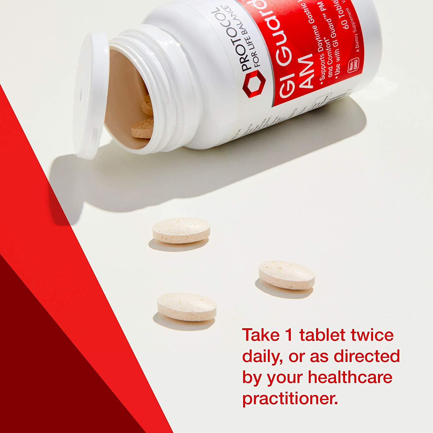 Protocol for Life Balance GI Guard AM - 60 Tablets for Digestive Health ...