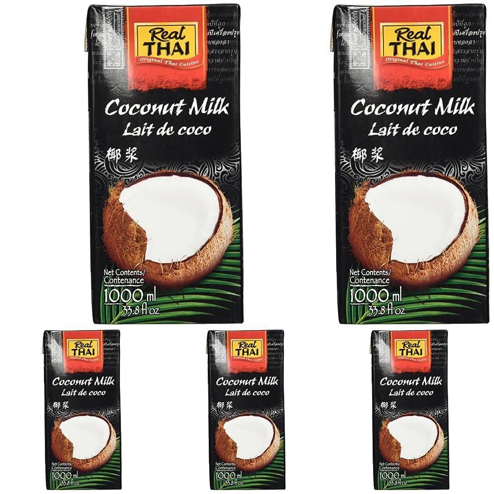 Buy Real Thai Coconut Milk Tetra Pak (1L) - Pack of 5 | Authentic ...