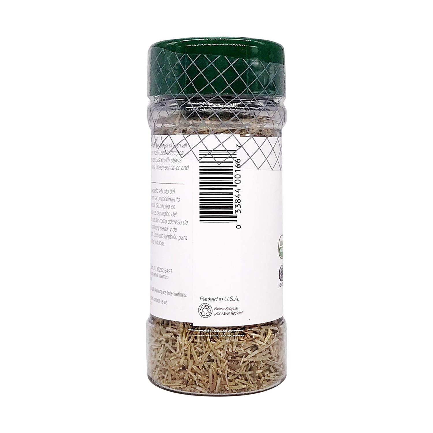 Buy BADIA SPICES Organic Rosemary Leaves - 1 OZ | Premium Quality ...