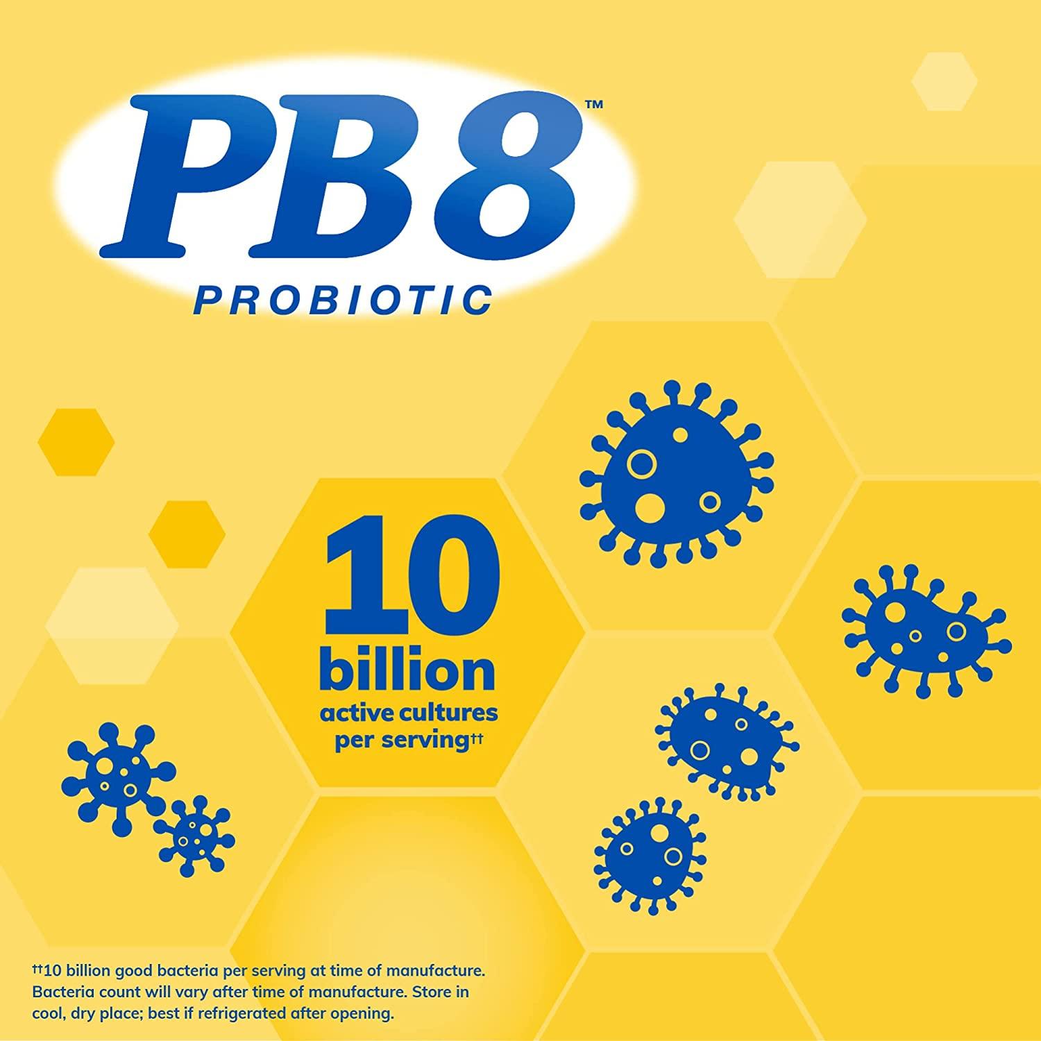 Nutrition Now PB 8 Probiotic - Immune & Digestive Support Supplement ...