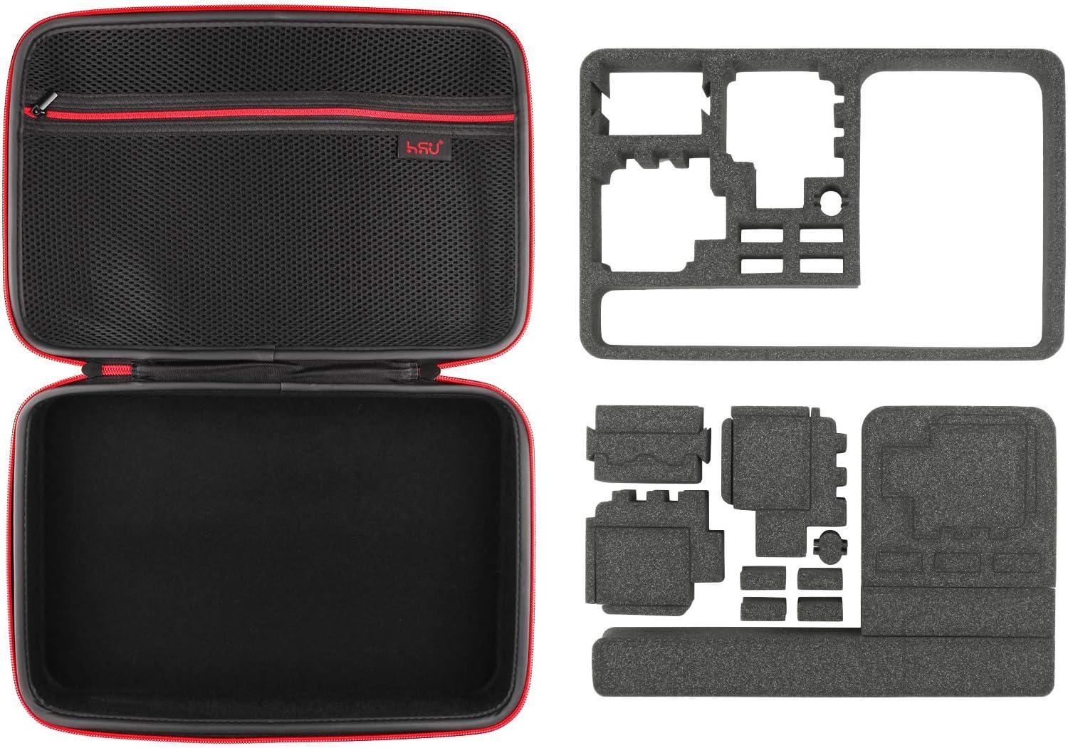 HSU Large Carrying Case for GoPro Hero 11-2 & Accessories - Red ...