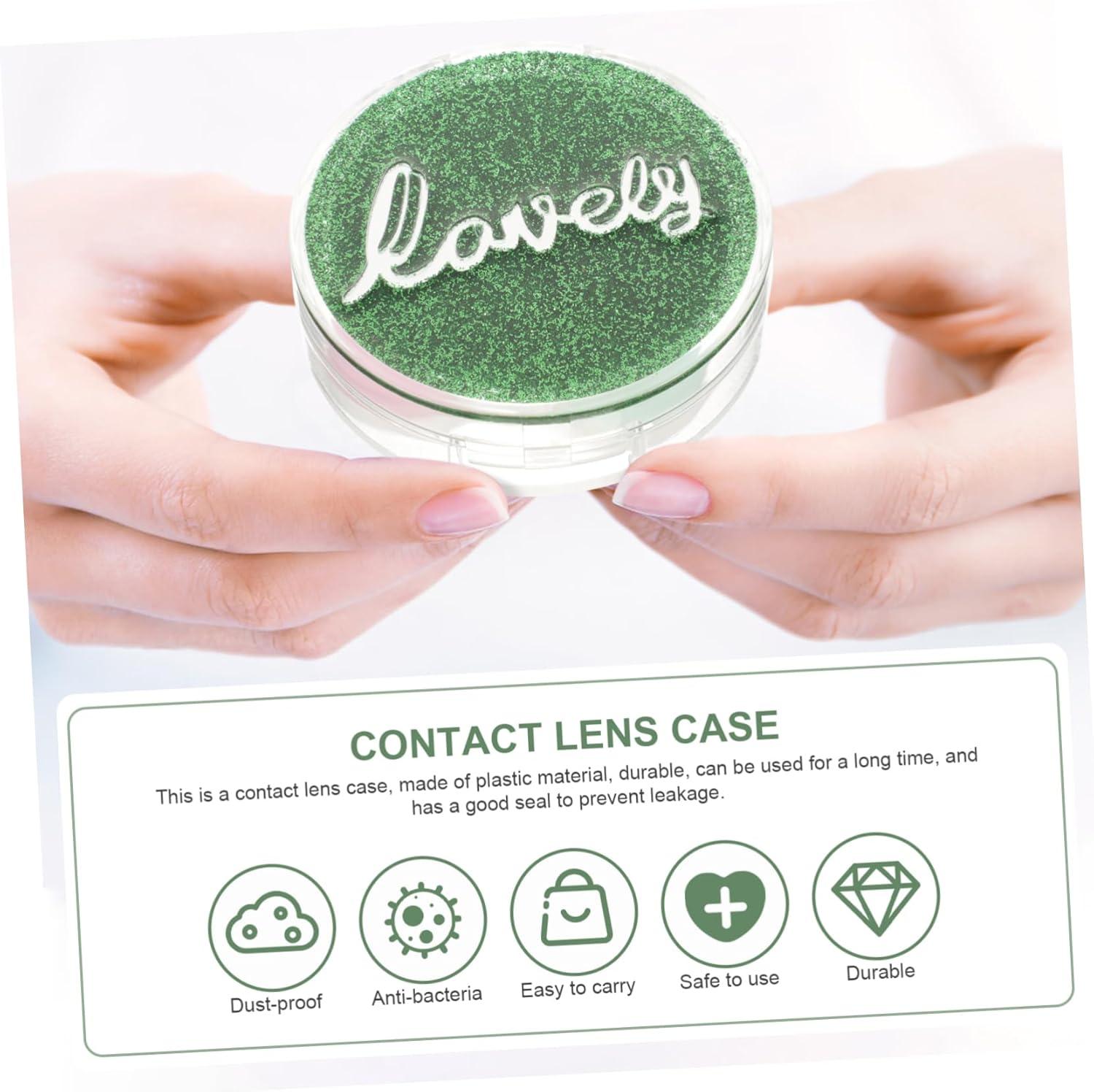 Buy Gatuida Small Plastic Container Set - Durable Glasses Case & Lens ...