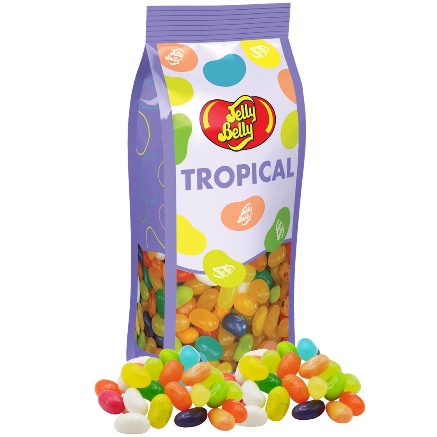 Jelly Belly Tropical Mix Jelly Beans - Exotic Fruit Flavored Gourmet ...