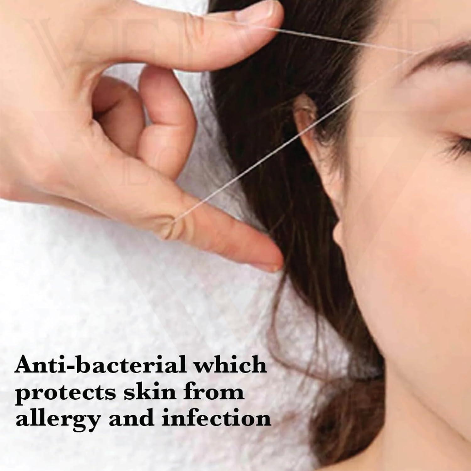 Velvet London Cotton Eyebrow Threading Thread Antiseptic and chemical ...