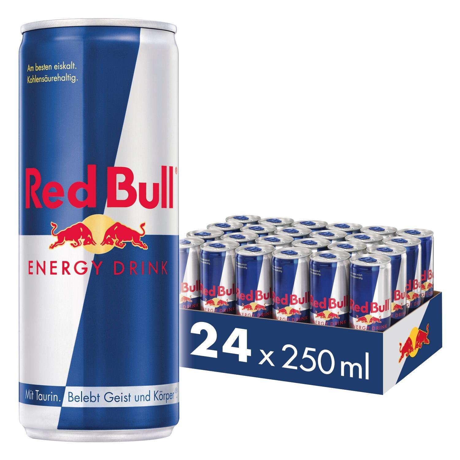 Buy Red Bull Energy Drink Set - 24 Pack Sugar-Free & Regular (250ml ...