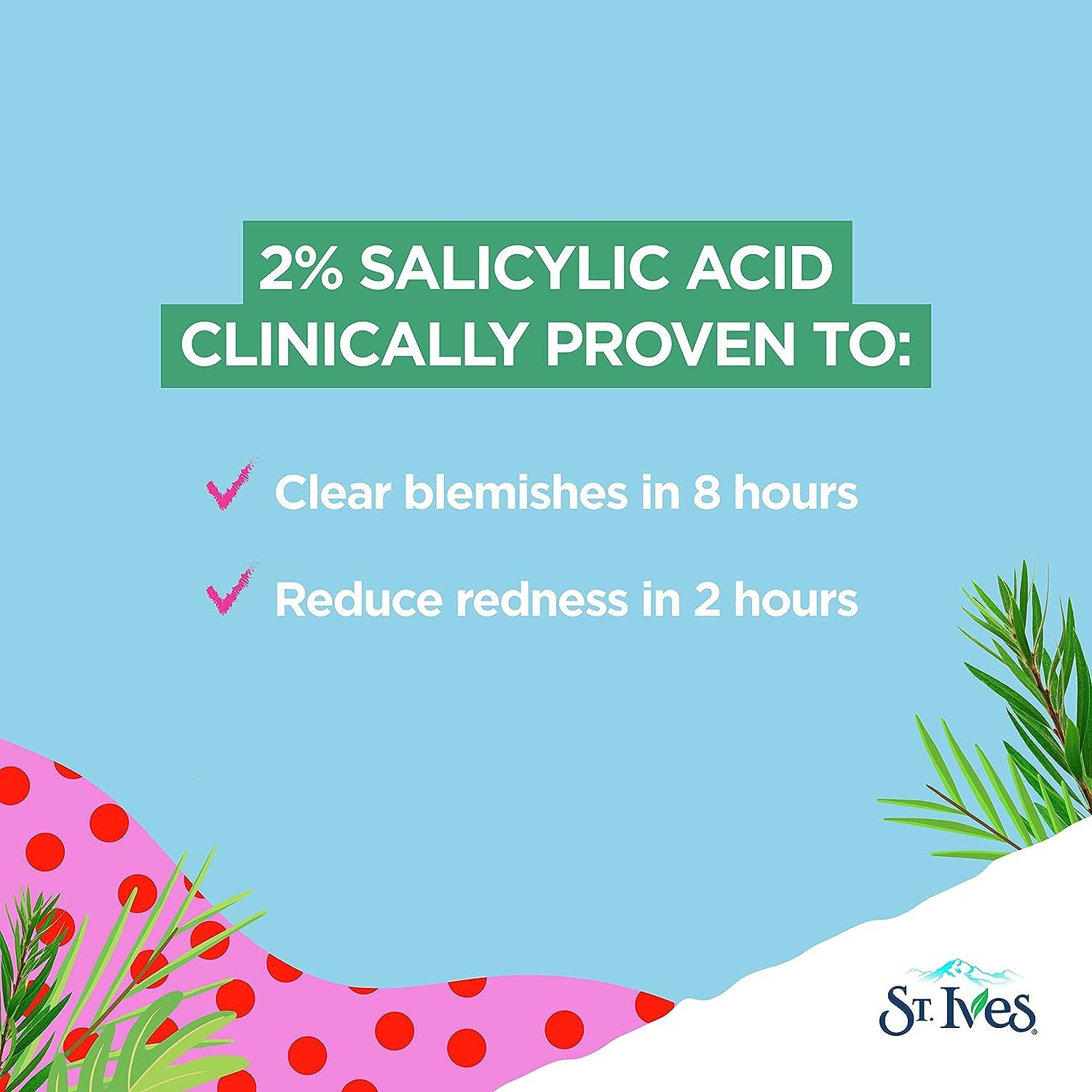 St. Ives Spot Treatment with 2% Salicylic Acid & Tea Tree Extract 0.75 ...