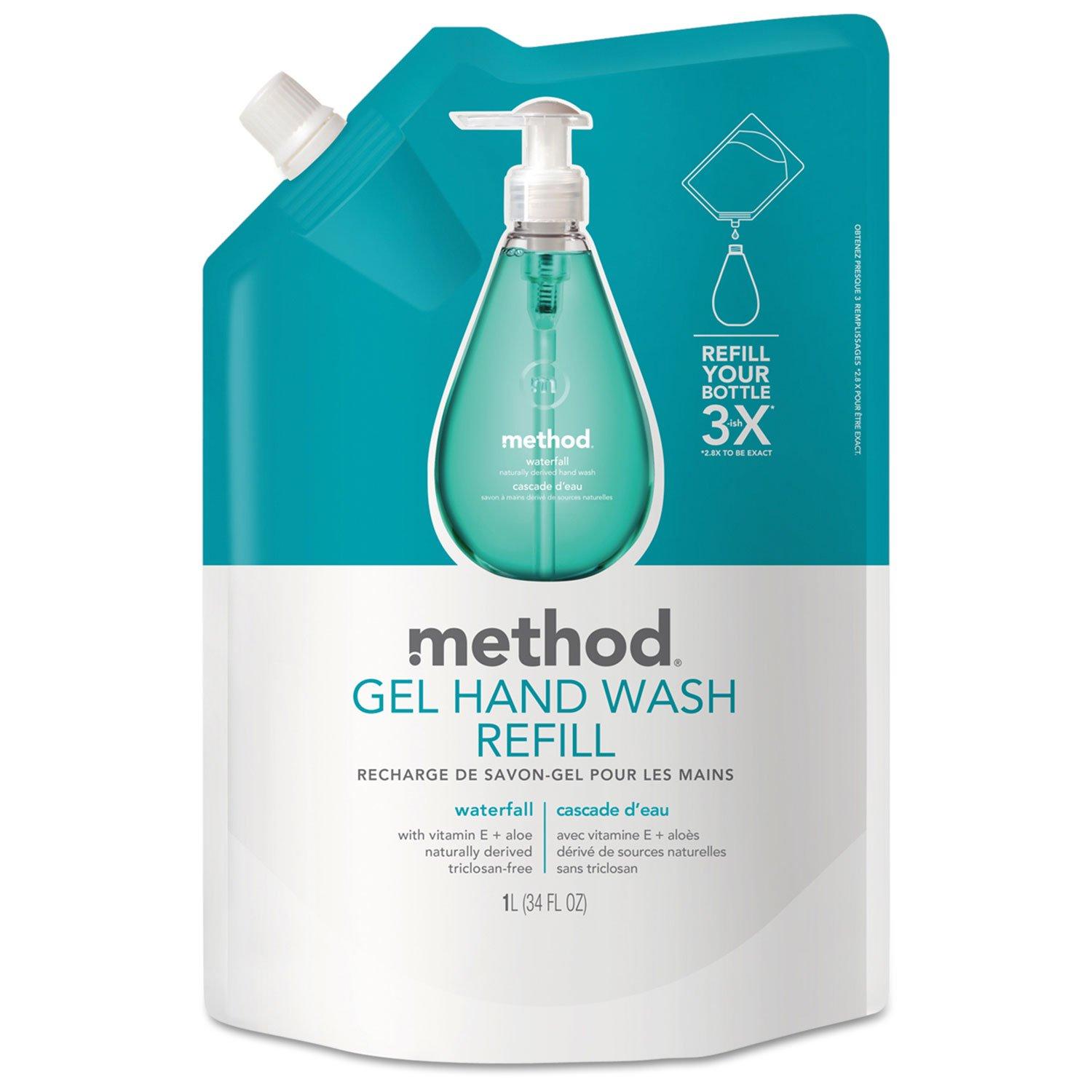 Method Gel Hand Wash Refill Pouch, Waterfall - 34 oz | Buy Now with ...