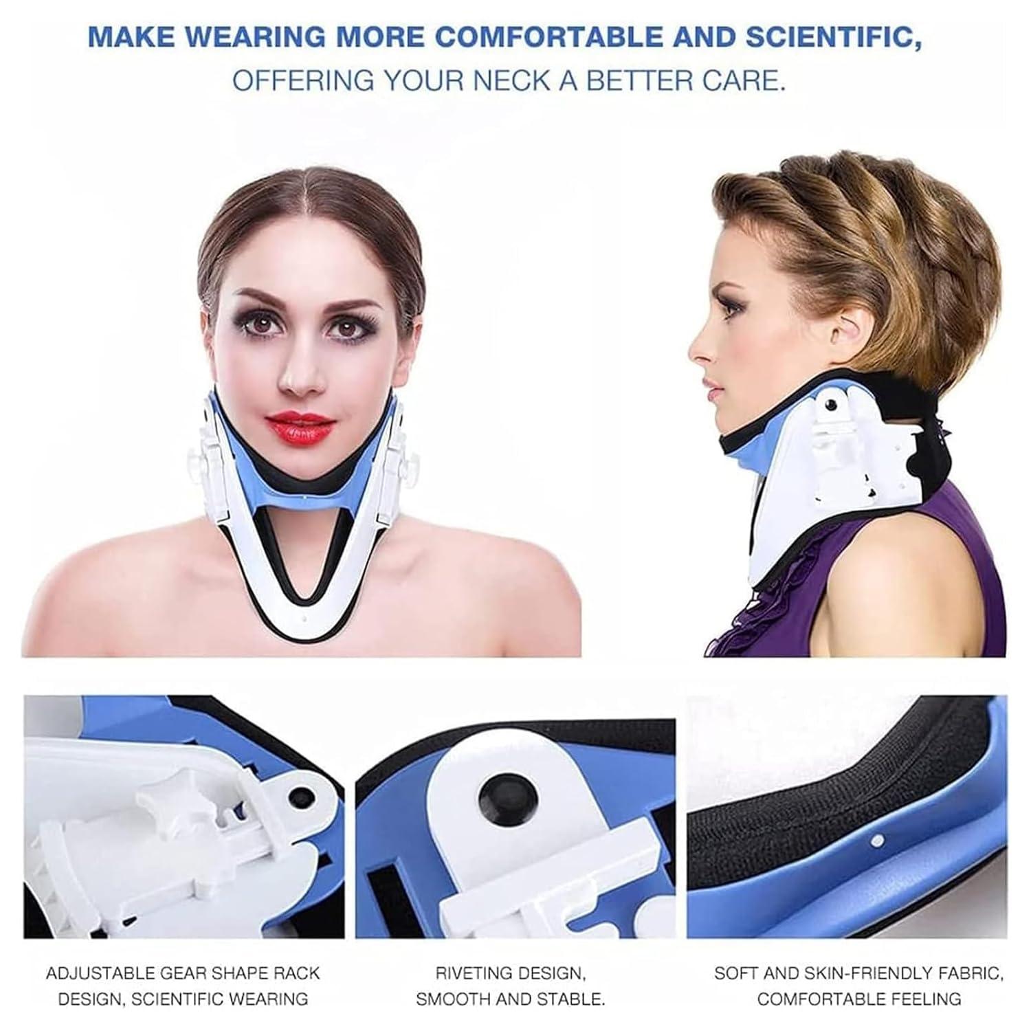 Roll Ruff Adjustable Cervical Vertebrae Traction Device - Neck ...