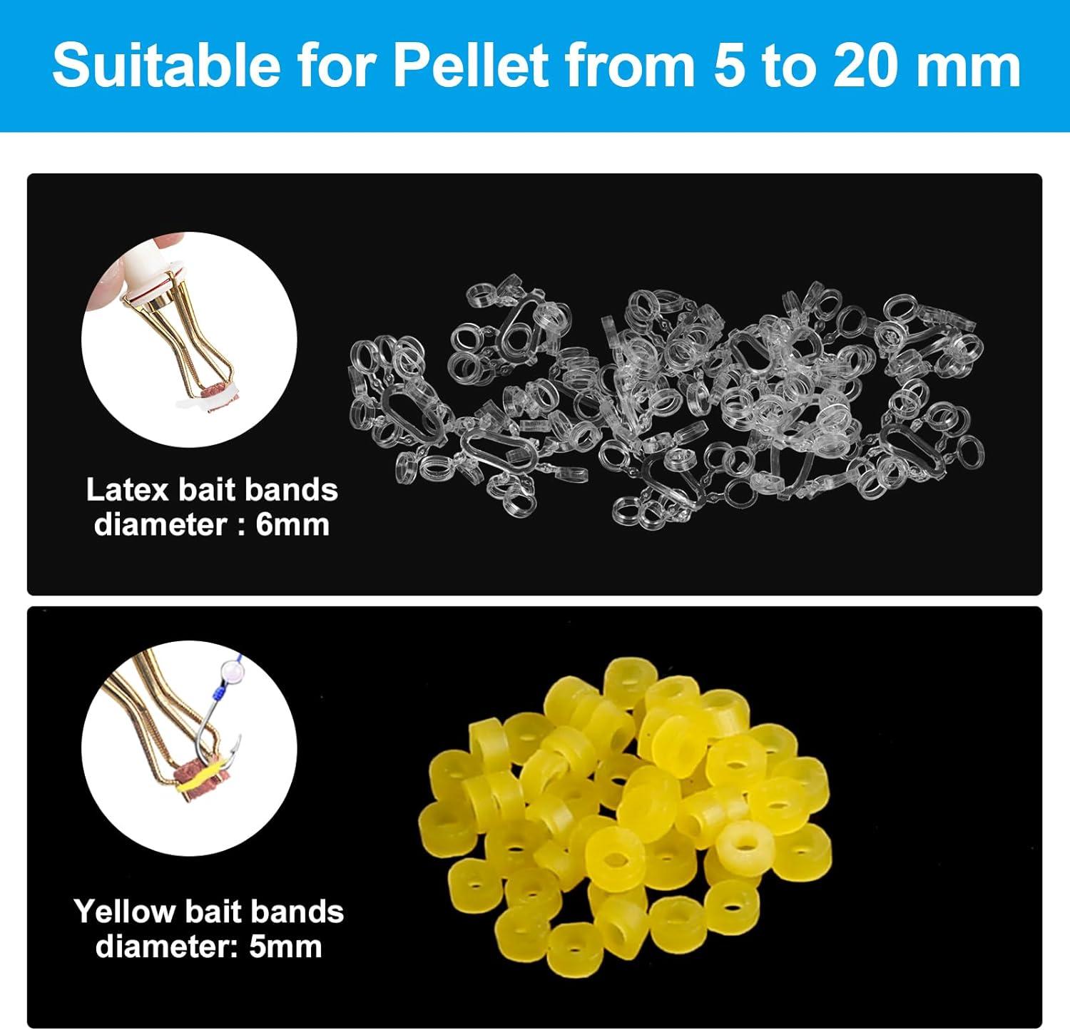 Realure 2-Piece Pellet Bait Bander Set - 200 Micro Bait Rings Red ...
