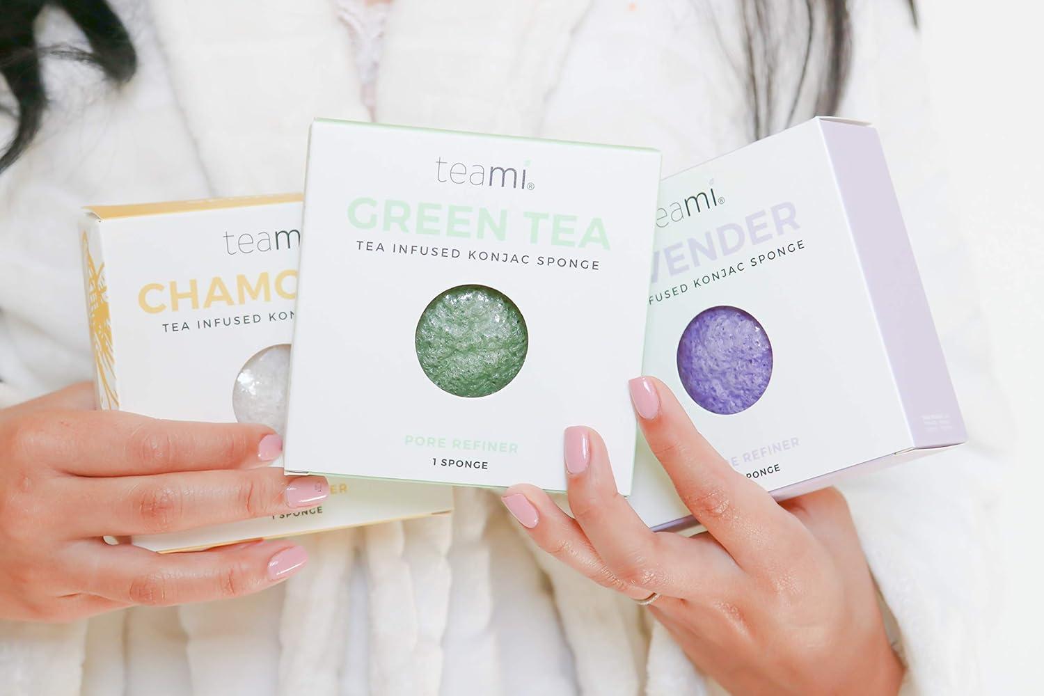 Buy Teami Exfoliating Konjac Facial Sponge - Bundle of 3 Cleansing ...